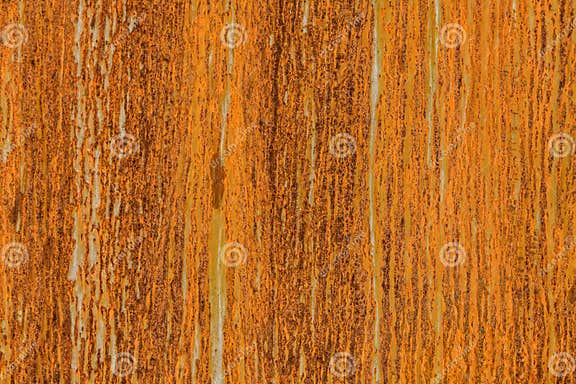 Rust Streaks on the Metal Surface Stock Image - Image of rough, texture ...
