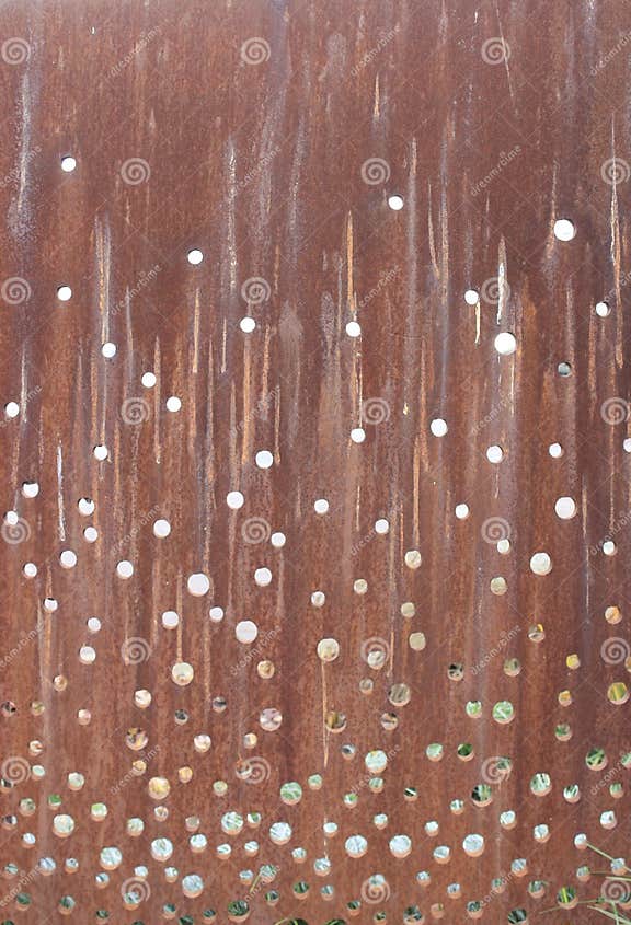 An Old Big Iron Sheet. Vancouver . Canada. Stock Photo - Image of ...