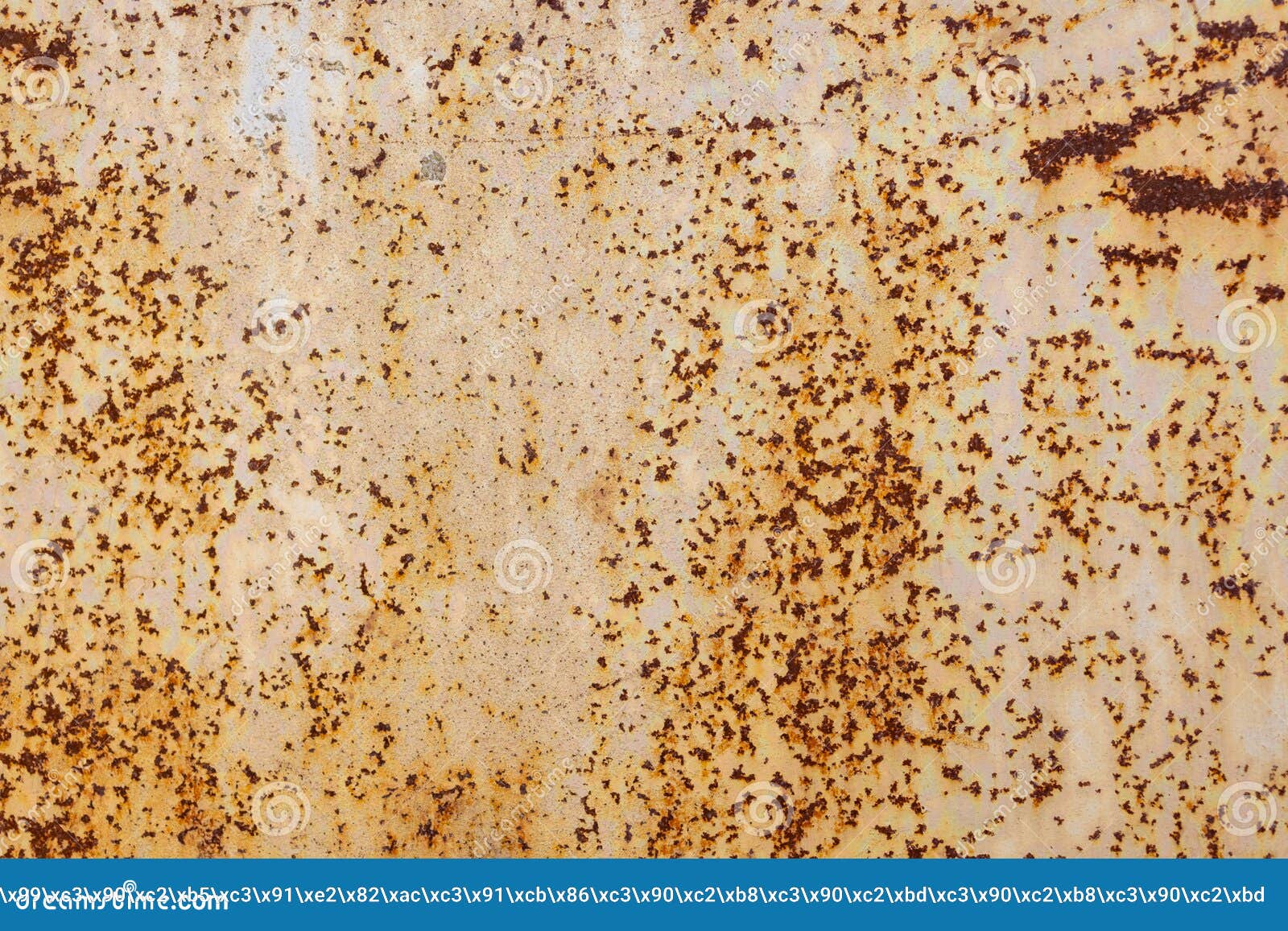Rust Texture As a Metal Plate Background. Stock Image - Image of ...