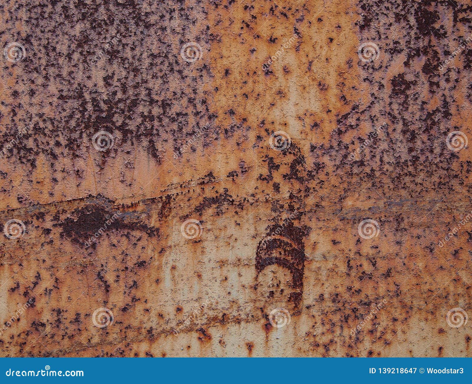 Rust. Texture and Background of Old Rusty Metal Sheet. Stock Image ...