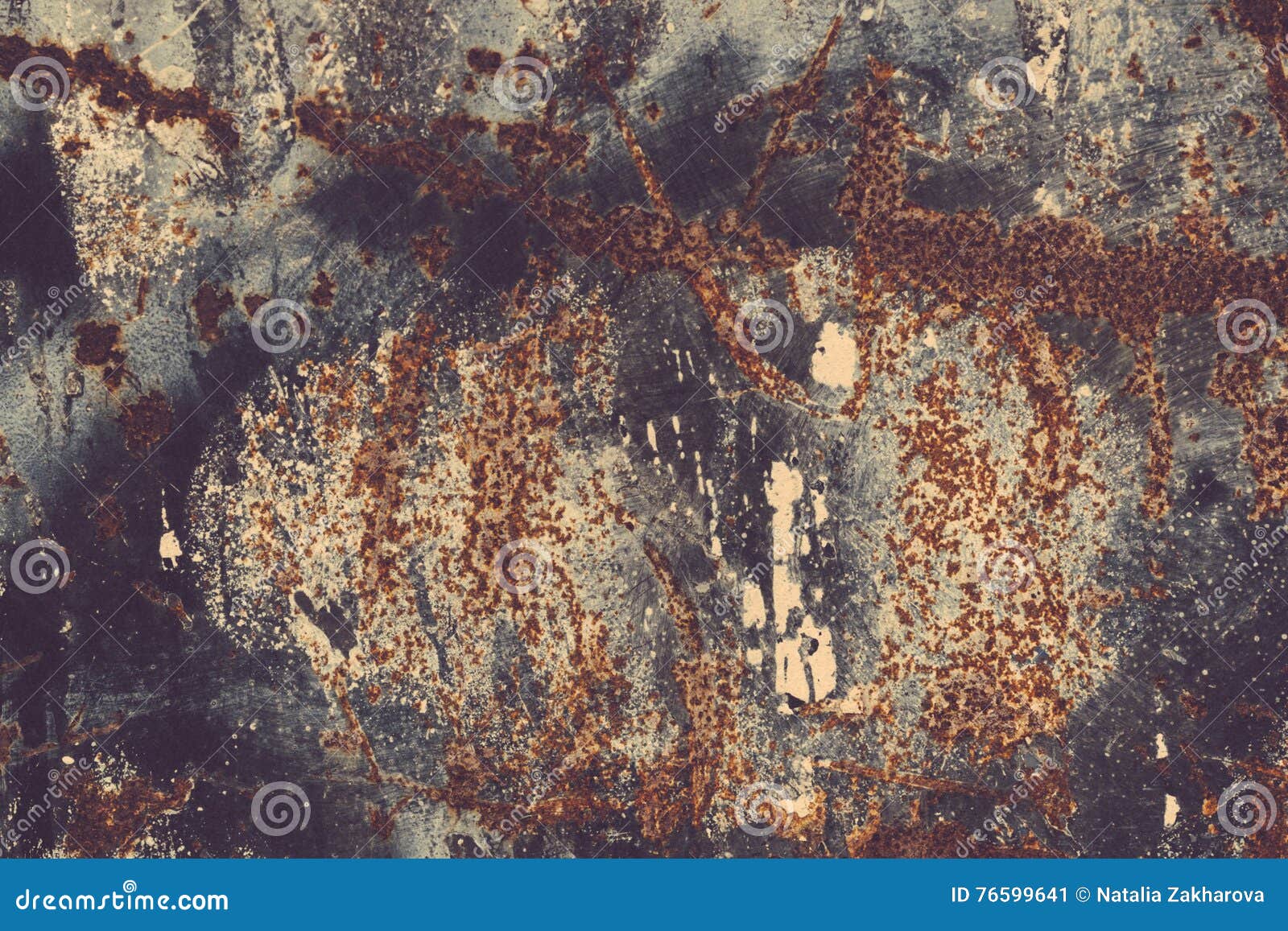 Rust Texture. Colorful Rusty Old Scratched Metal Textured Backgr Stock ...