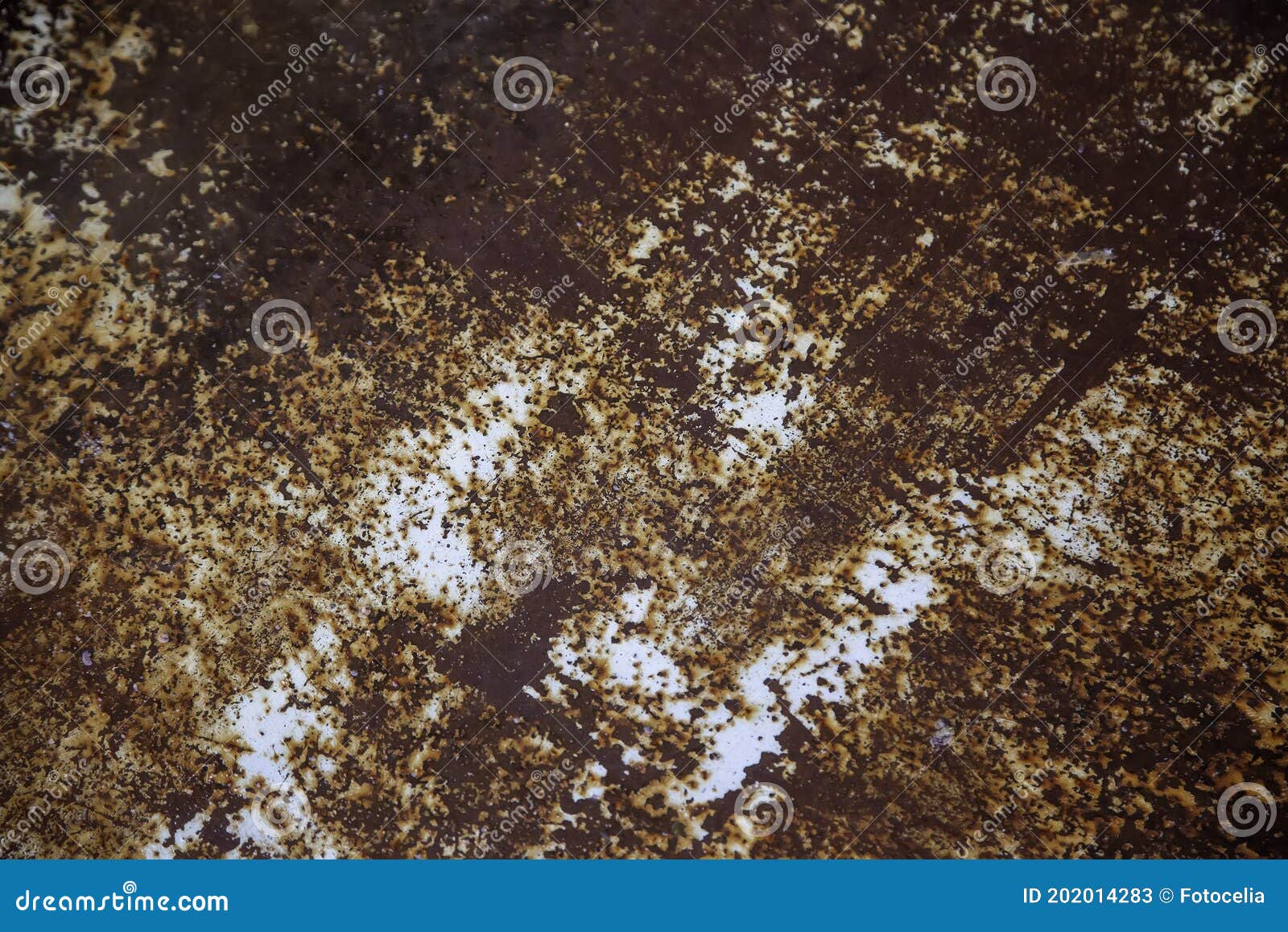 Rust texture on metal wall stock image. Image of iron - 202014283