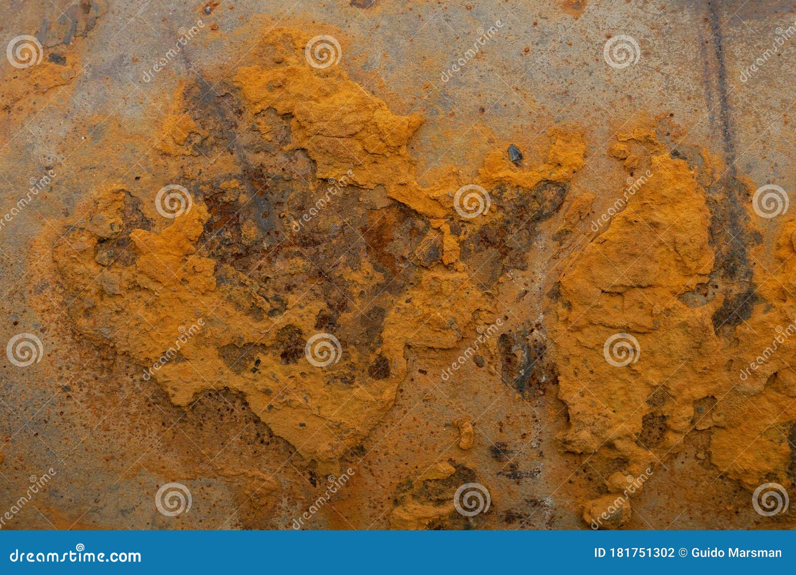 Rust Texture Small Brown Rust Pockets Rusty Brown Weathered Surface ...
