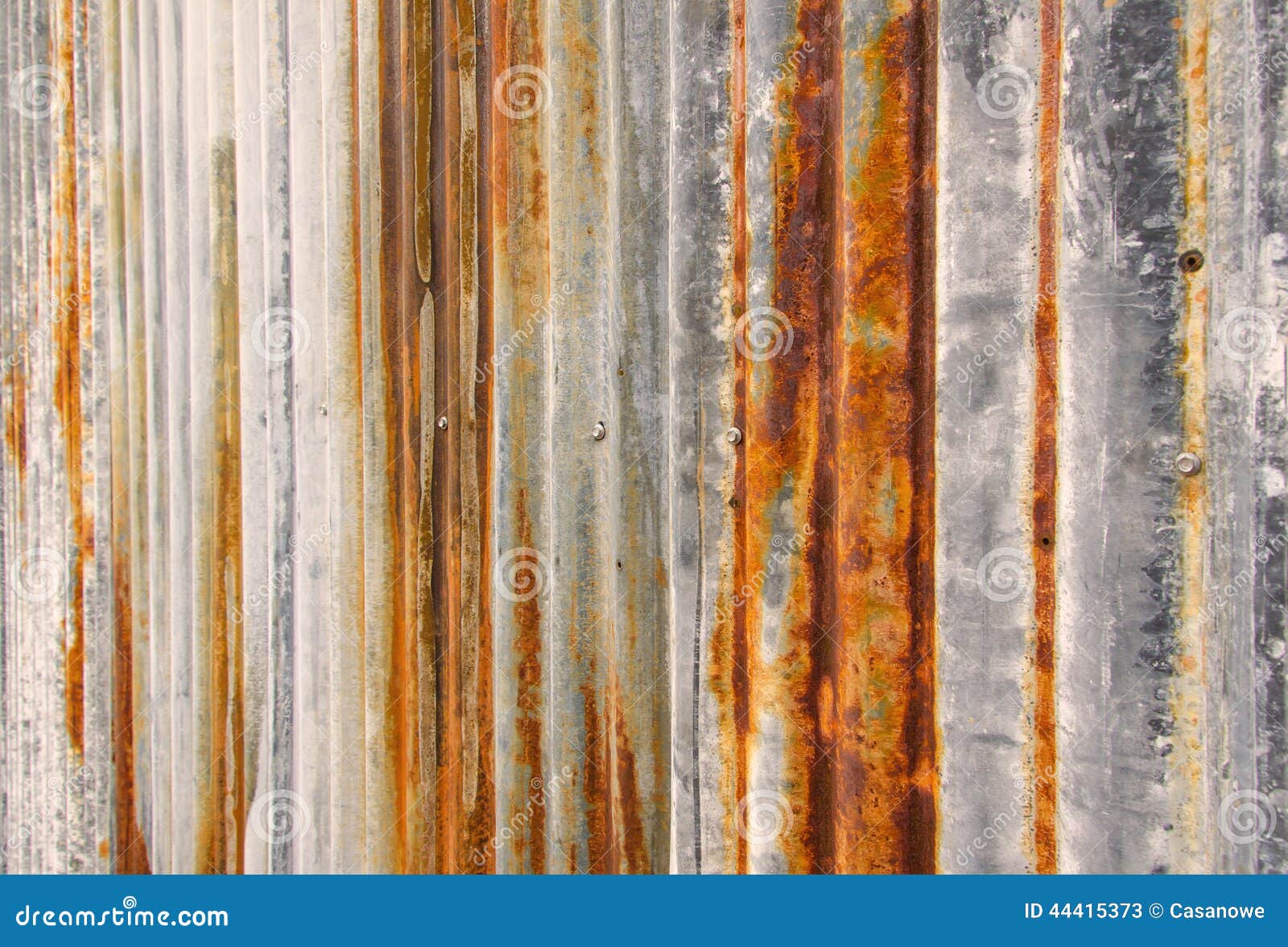 Rust Texture Zinc Wall for Background Stock Image - Image of background ...