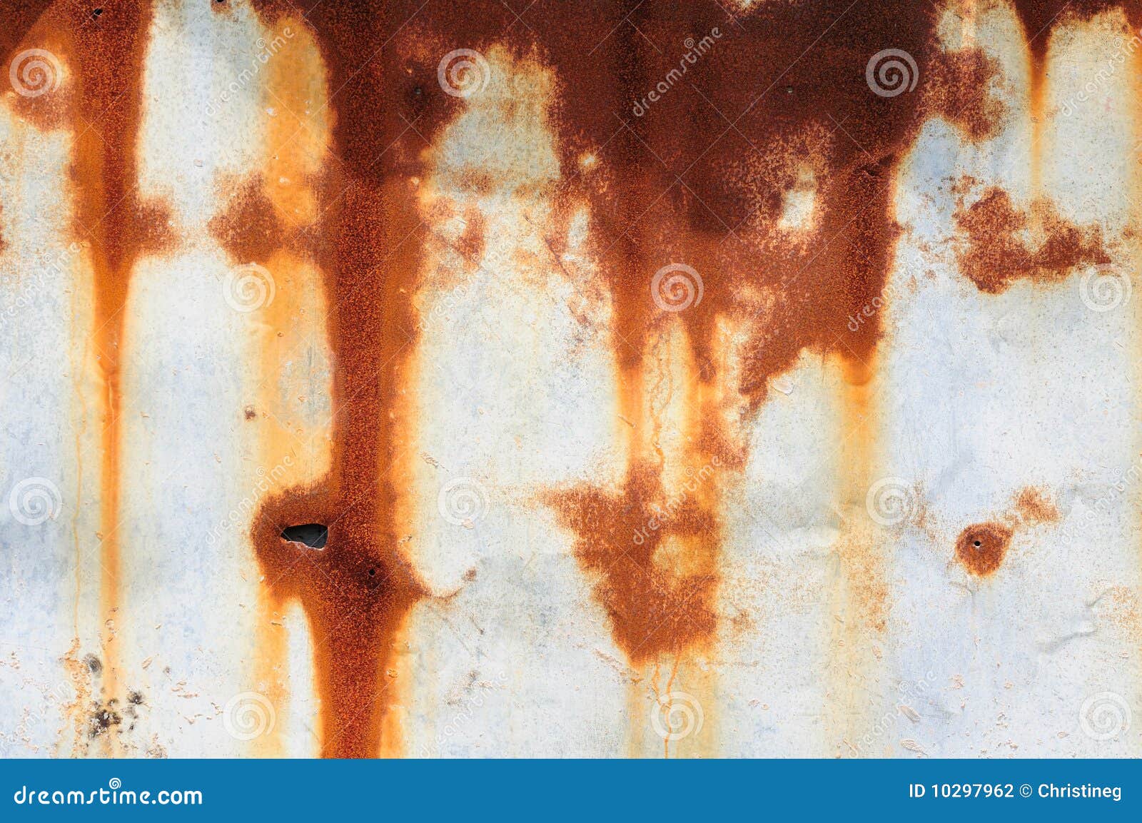 Rust on Tin stock photo. Image of metallic, rust, weathered - 10297962