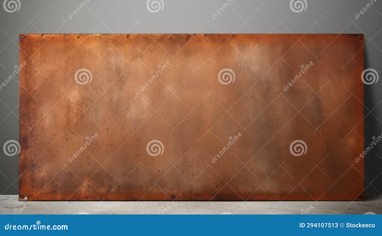 Rust Twill Sign Mockup on Gray Background - Rectangular Plain Mockup ...