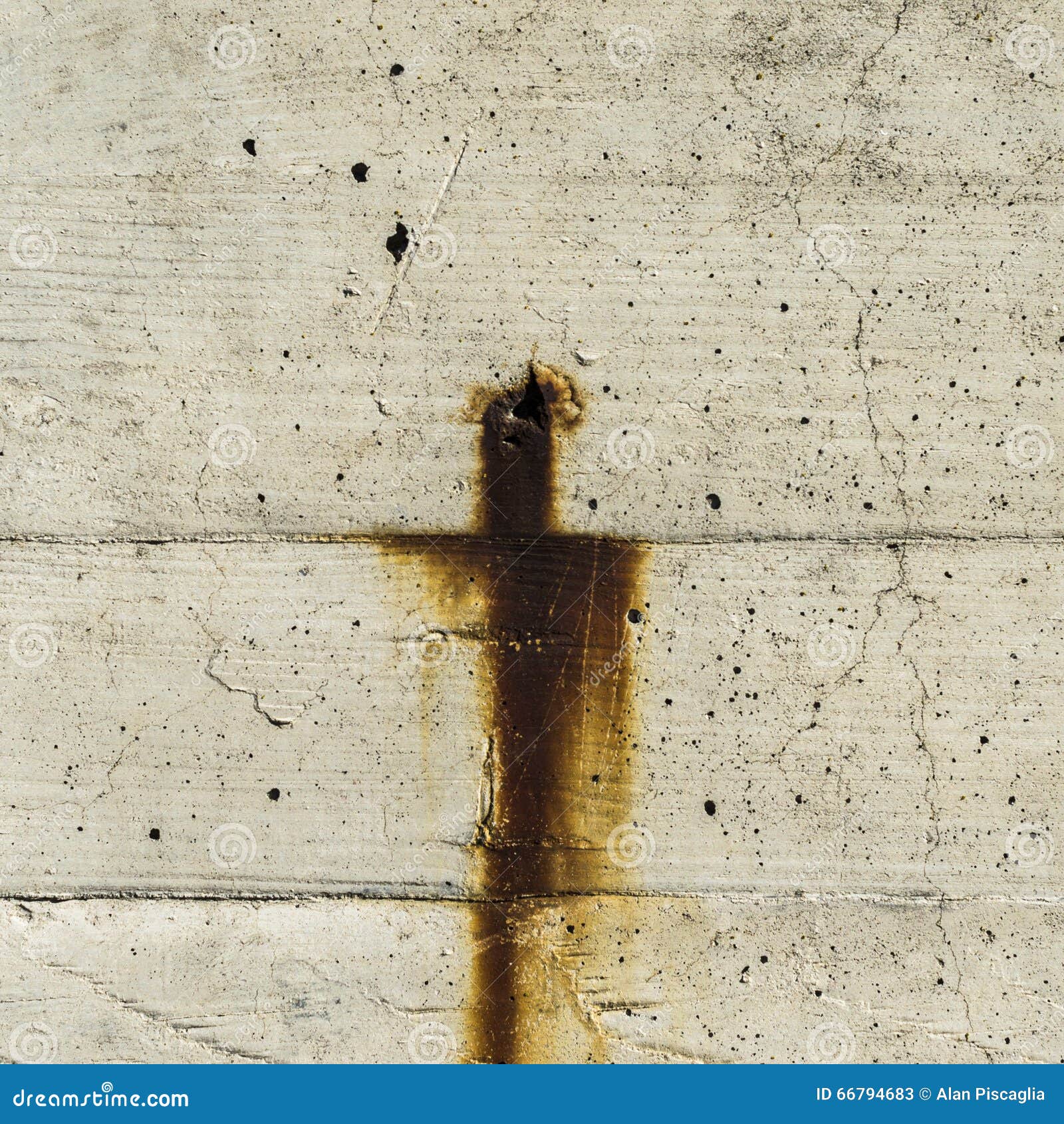 Rust in the wall stock image. Image of detail, metallic - 66794683