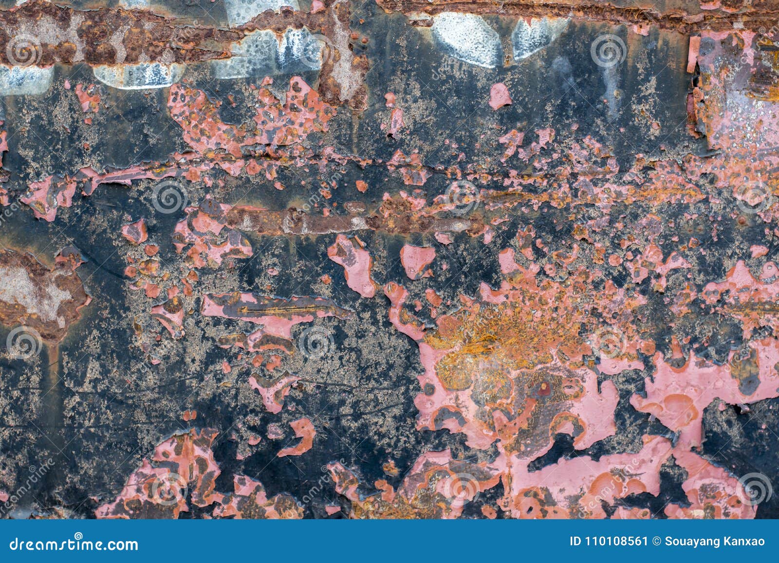 Rust from wall of old ship stock image. Image of deserted - 110108561