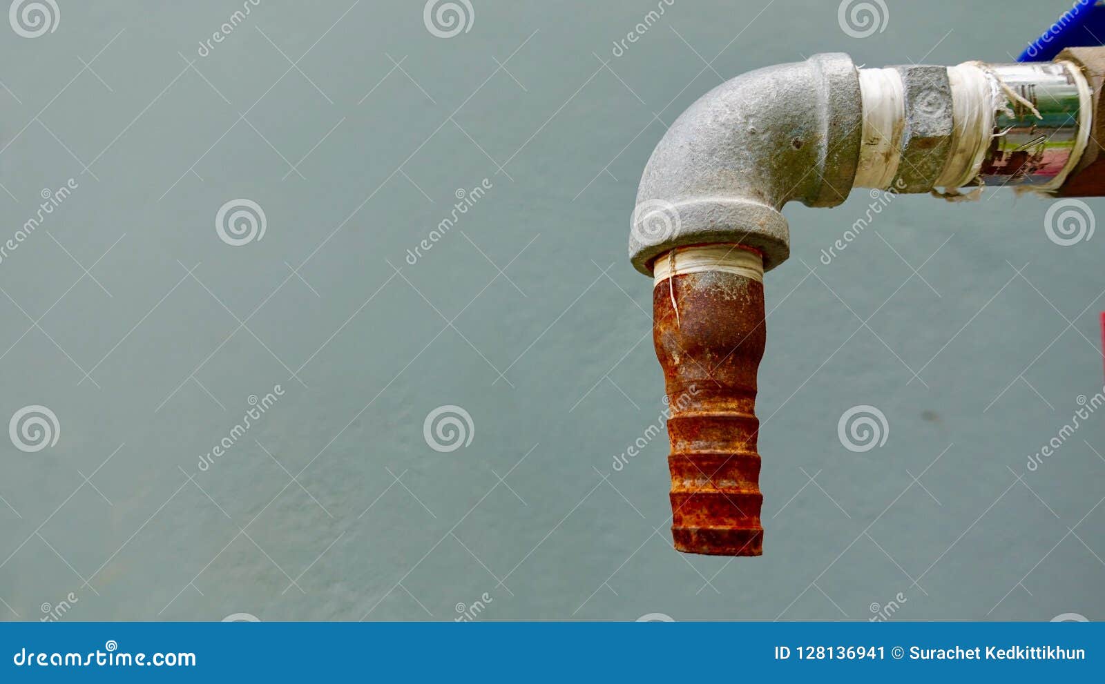Rust on Water Pipe System. Pumping Systems for Industrial Plants ...