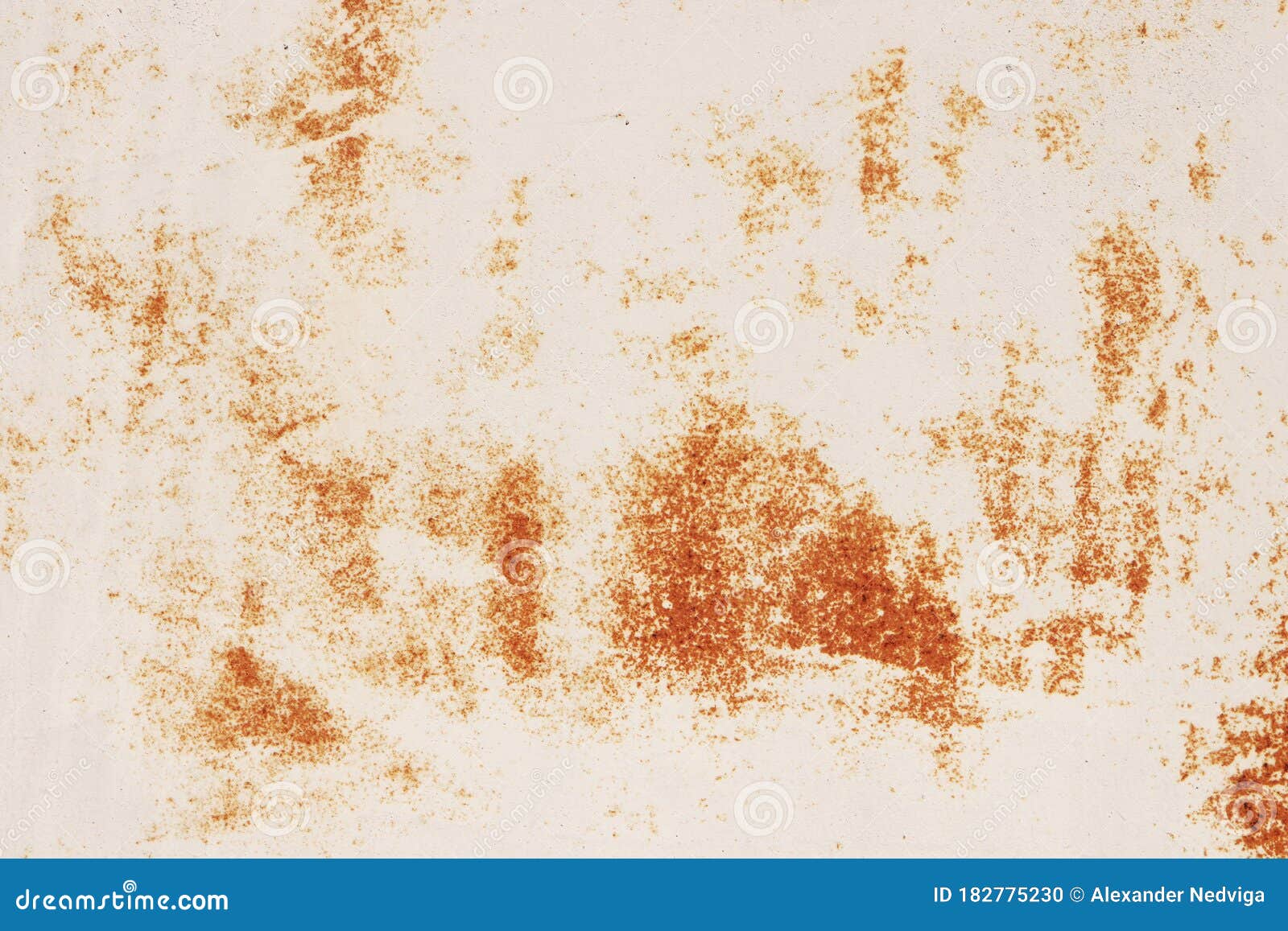 Rust White Painted Wall Texture Stock Photo - Image of iron, background ...