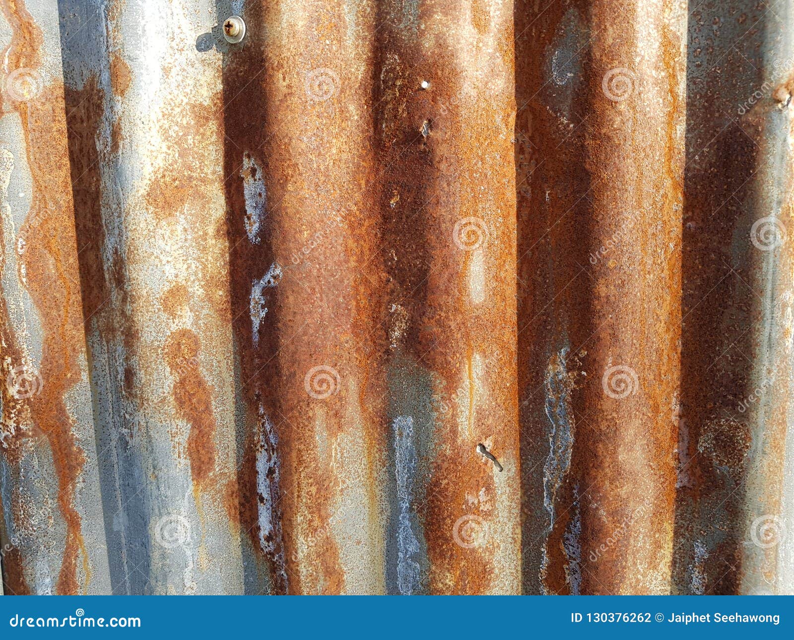 Rust on Zinc Texture 01 Brown Silver Background Stock Photo - Image of ...