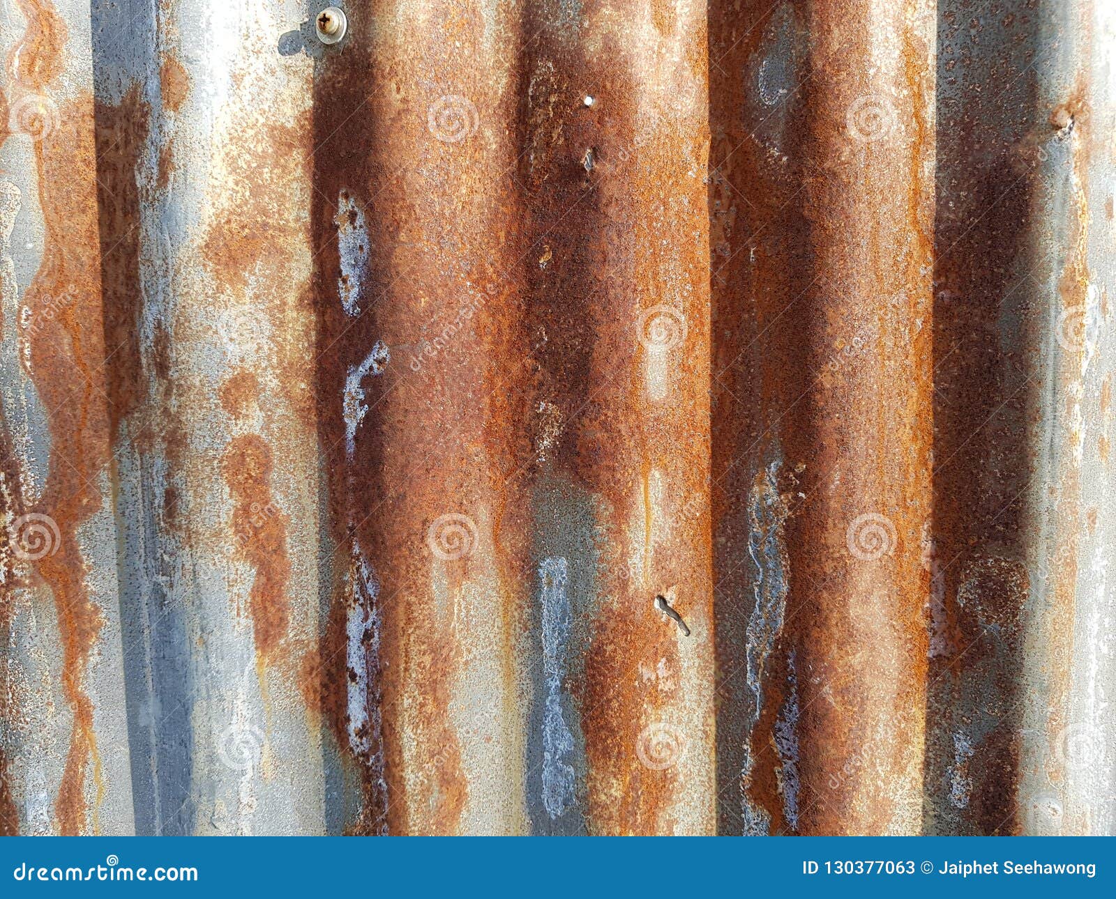 Rust on Zinc Texture 01 Brown Silver Background Stock Image - Image of ...