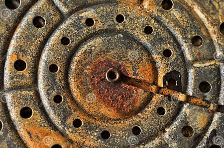 Rusted stock photo. Image of corroded, round, plate, metal - 5968354