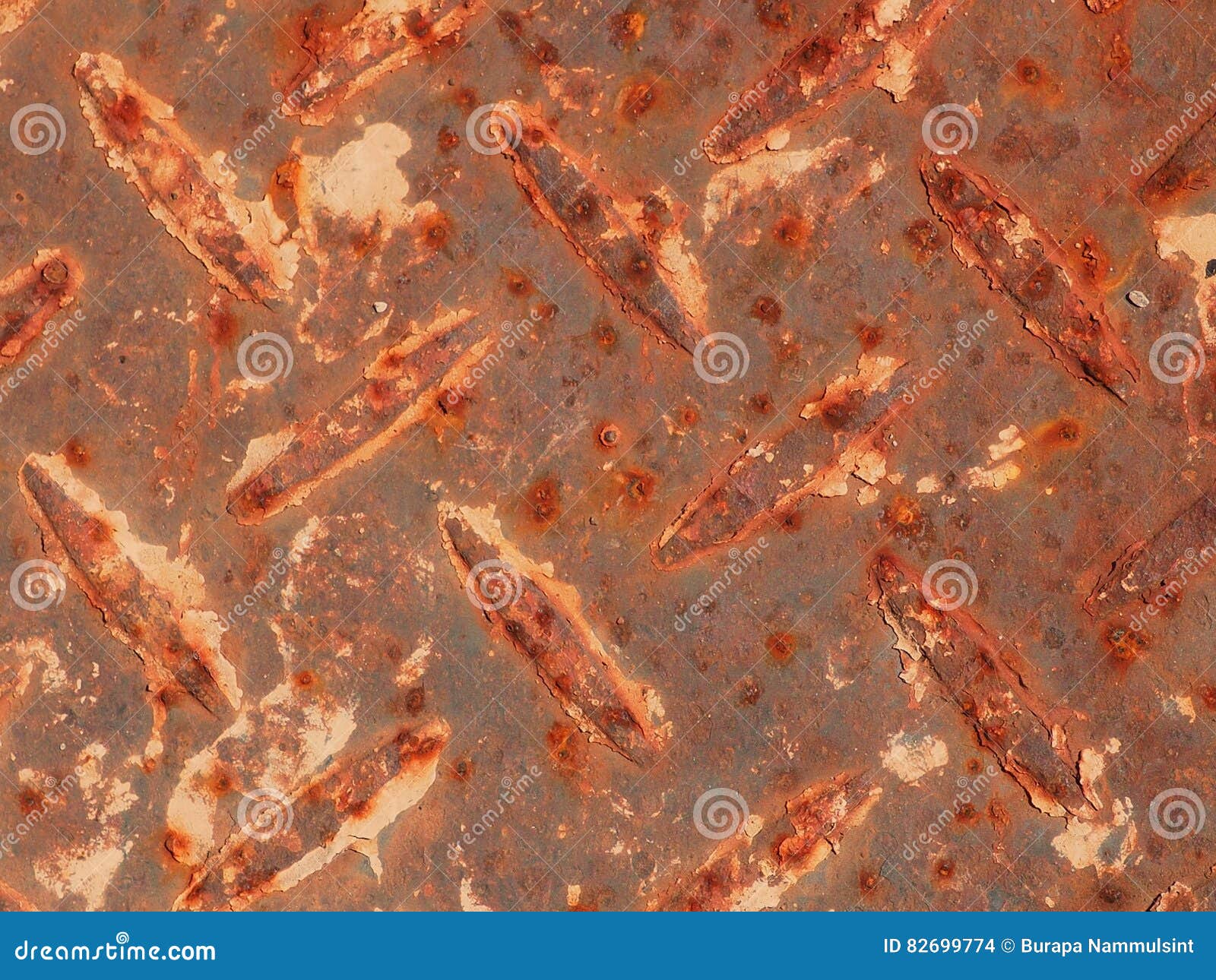 Rusted Aluminium Floor Texture Background. Stock Photo - Image of ...
