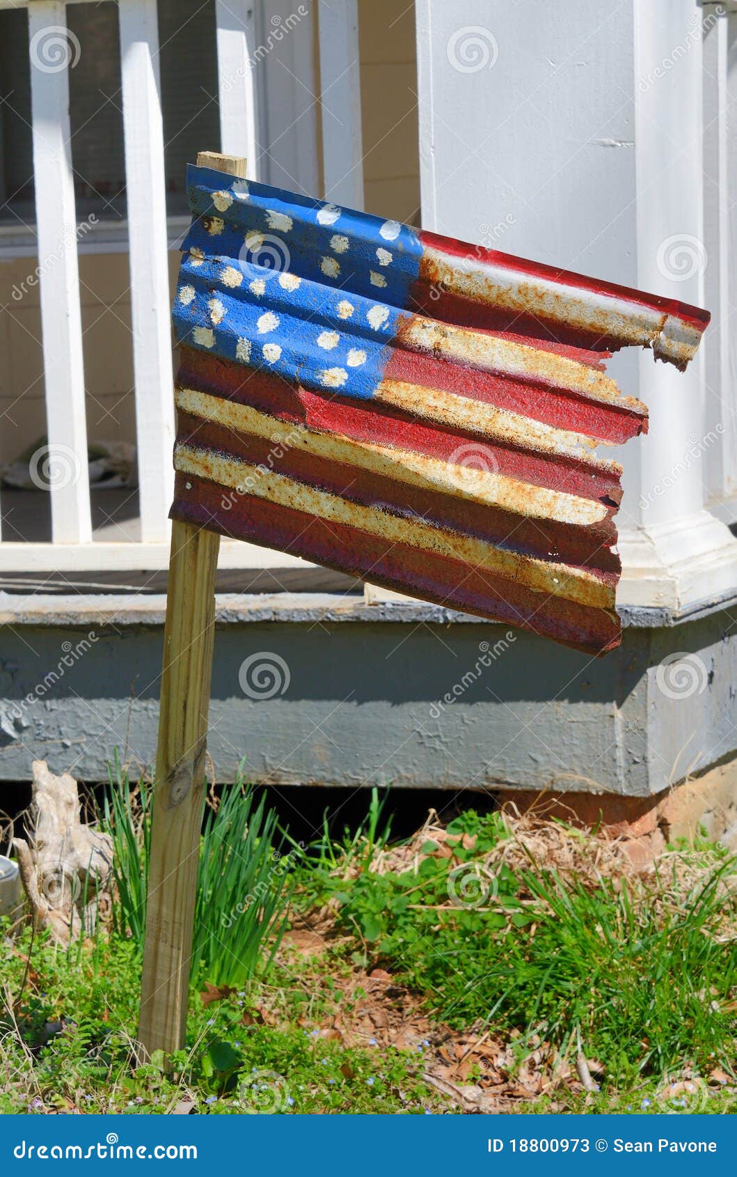 Rusted American Flag stock image. Image of vertical, united - 18800973