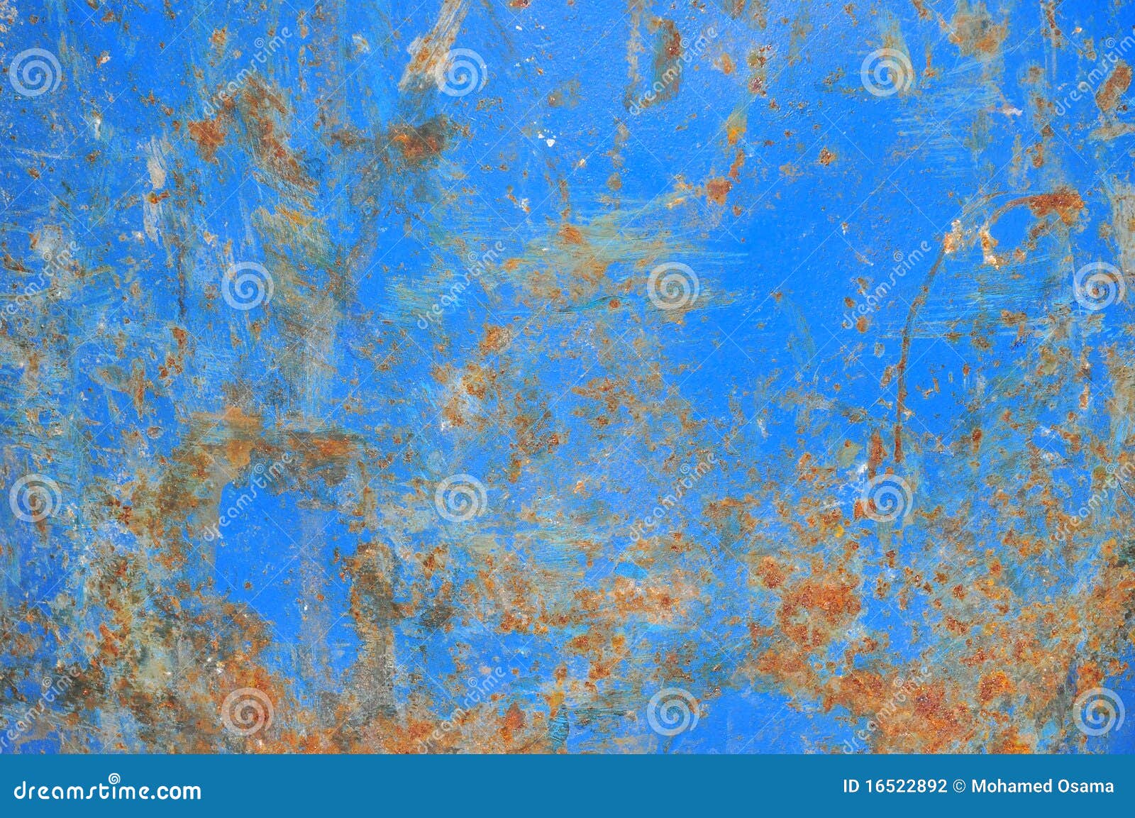 Rusted Blue Iron stock photo. Image of rusted, erosion - 16522892