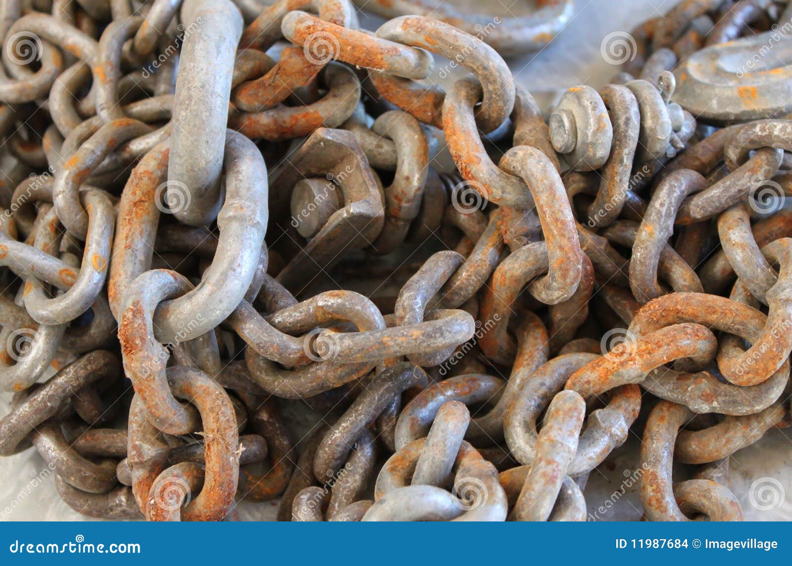 Rusted chain stock photo. Image of business, background - 11987684