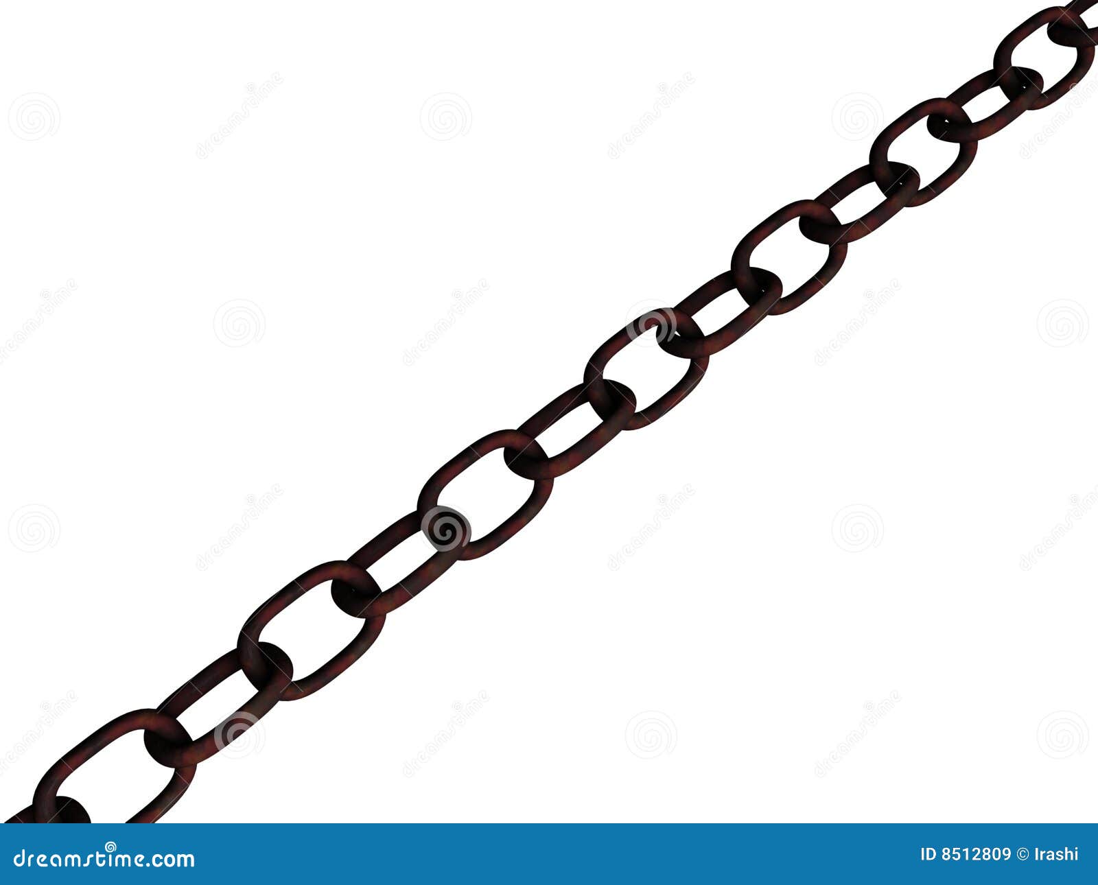 Rusted chain stock illustration. Illustration of connect - 8512809