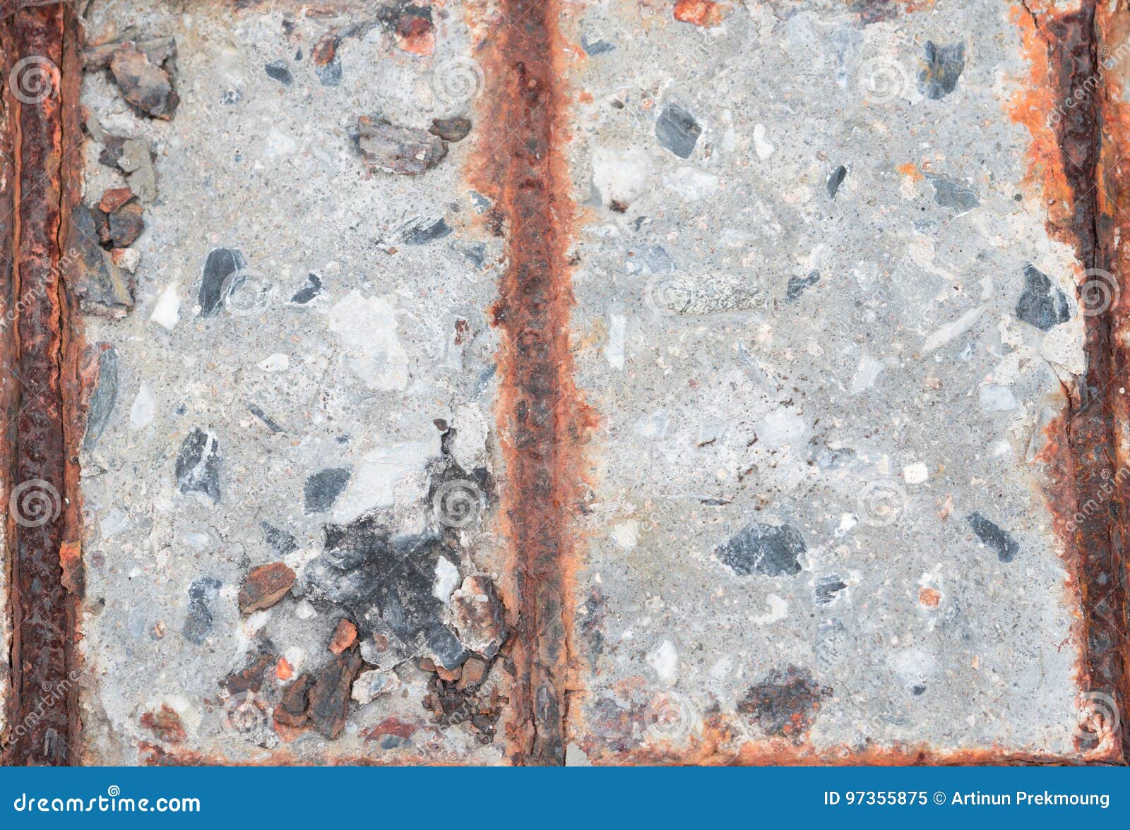 Rusted Concrete Pole Texture Stock Image - Image of architecture ...
