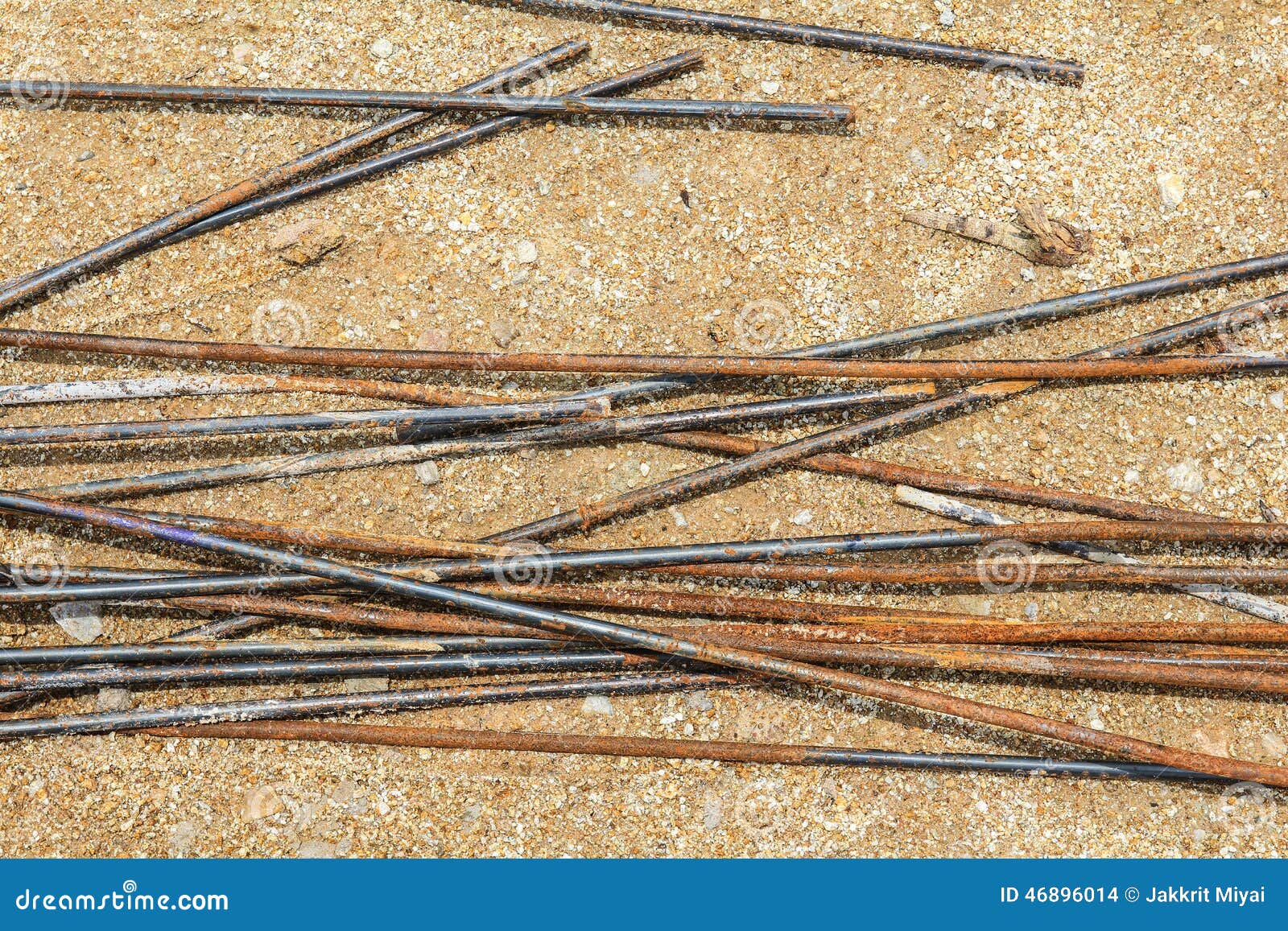 Rusted Construction Beam On The Street.construction Background.Outside ...