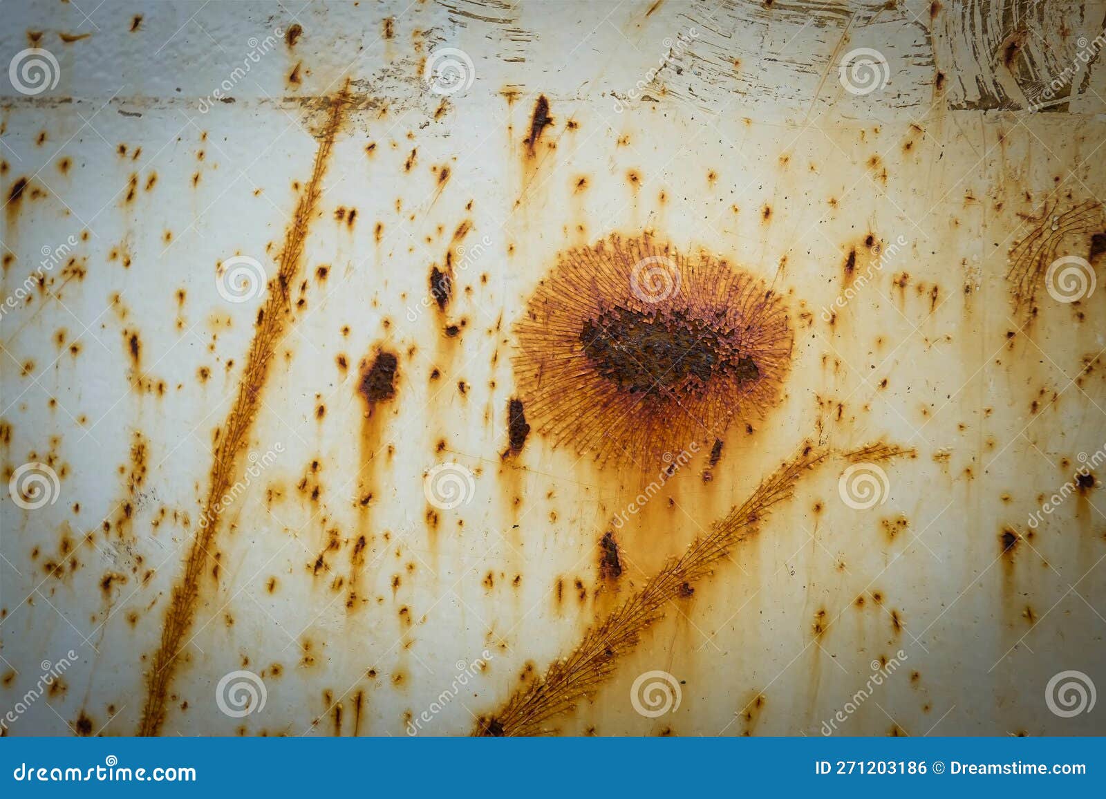 Rusted Copper Bronze Background. Rustic Decay Theme Stock Photo - Image ...