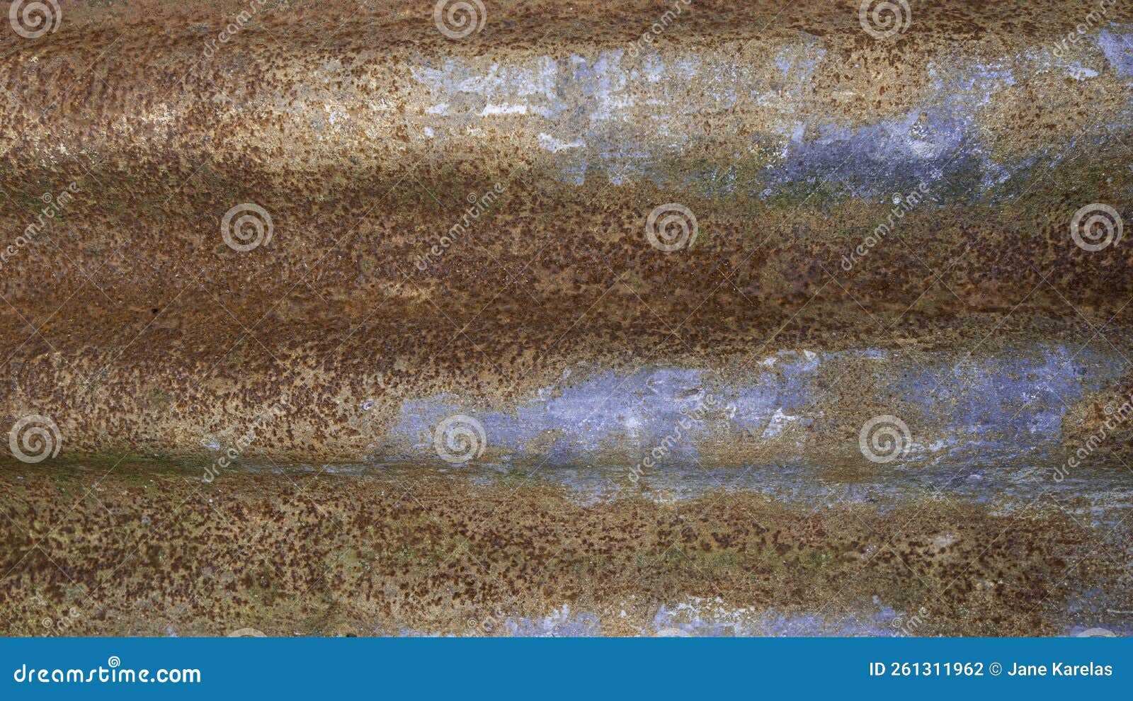 Rusted Corrugated Metal Panel As Background or Texture Stock Photo ...