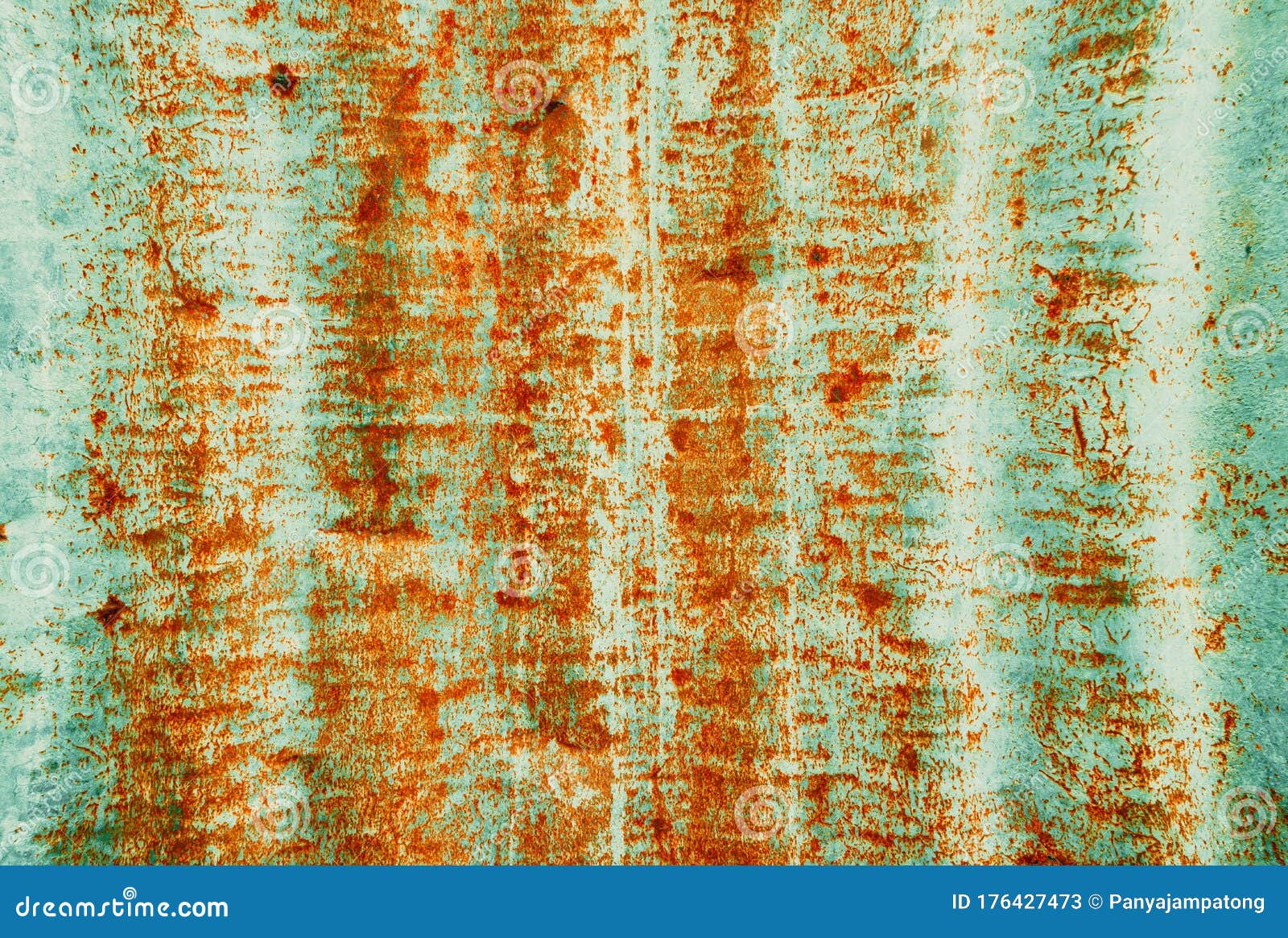 Rusted Corrugated Steel Panel Stock Photo | CartoonDealer.com #36750342