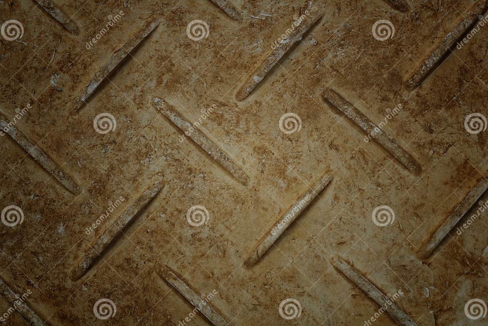 Rusted Diamond Plate Background Stock Image - Image of rust, gritty ...