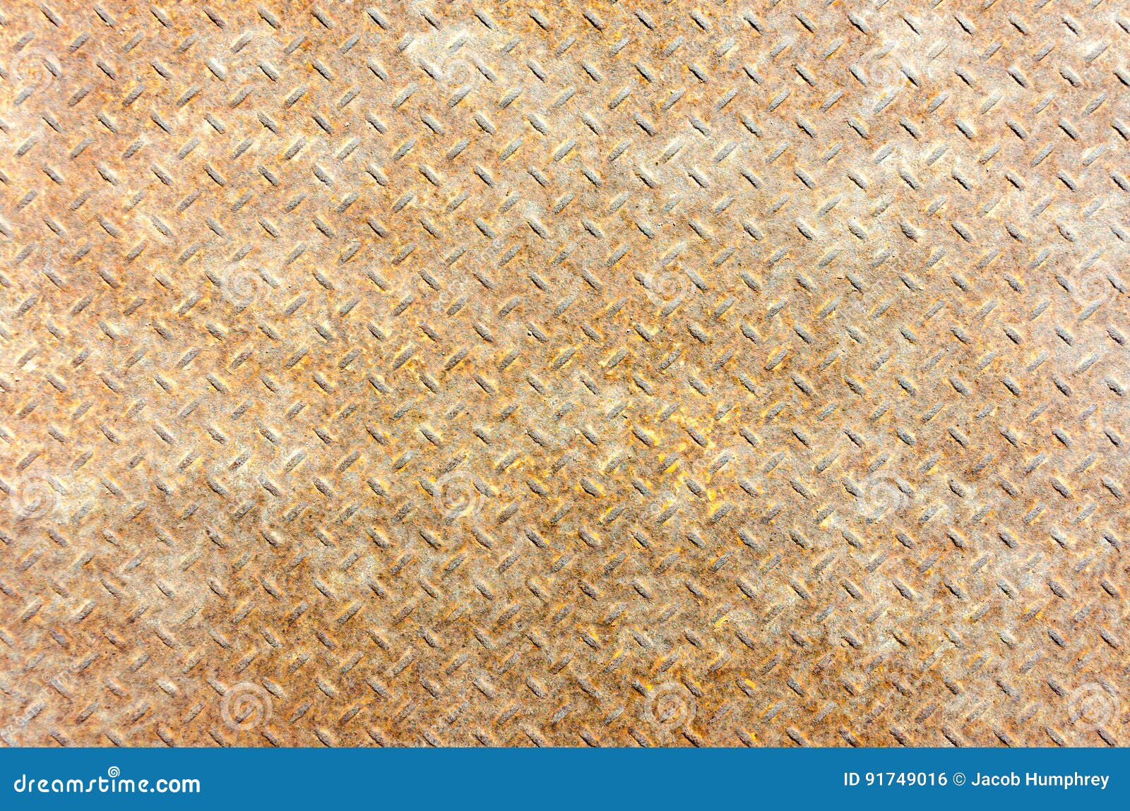 Rusted diamond plate stock photo. Image of background - 91749016