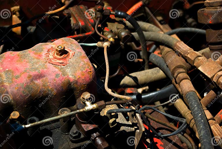Rusted engine stock image. Image of dirty, device, machinery - 18968859