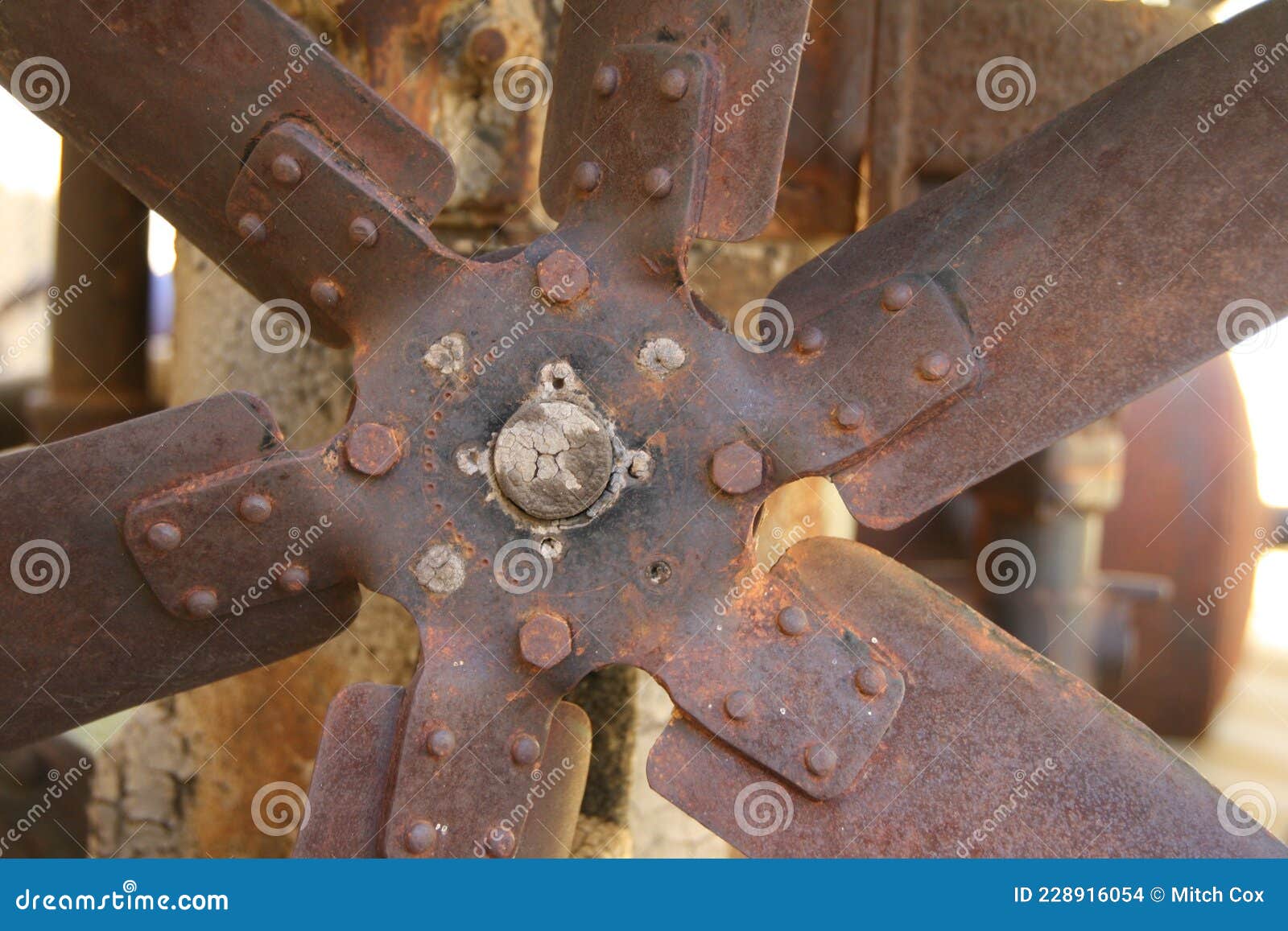 Engine Fan stock photo. Image of engine, rust, front - 228916054