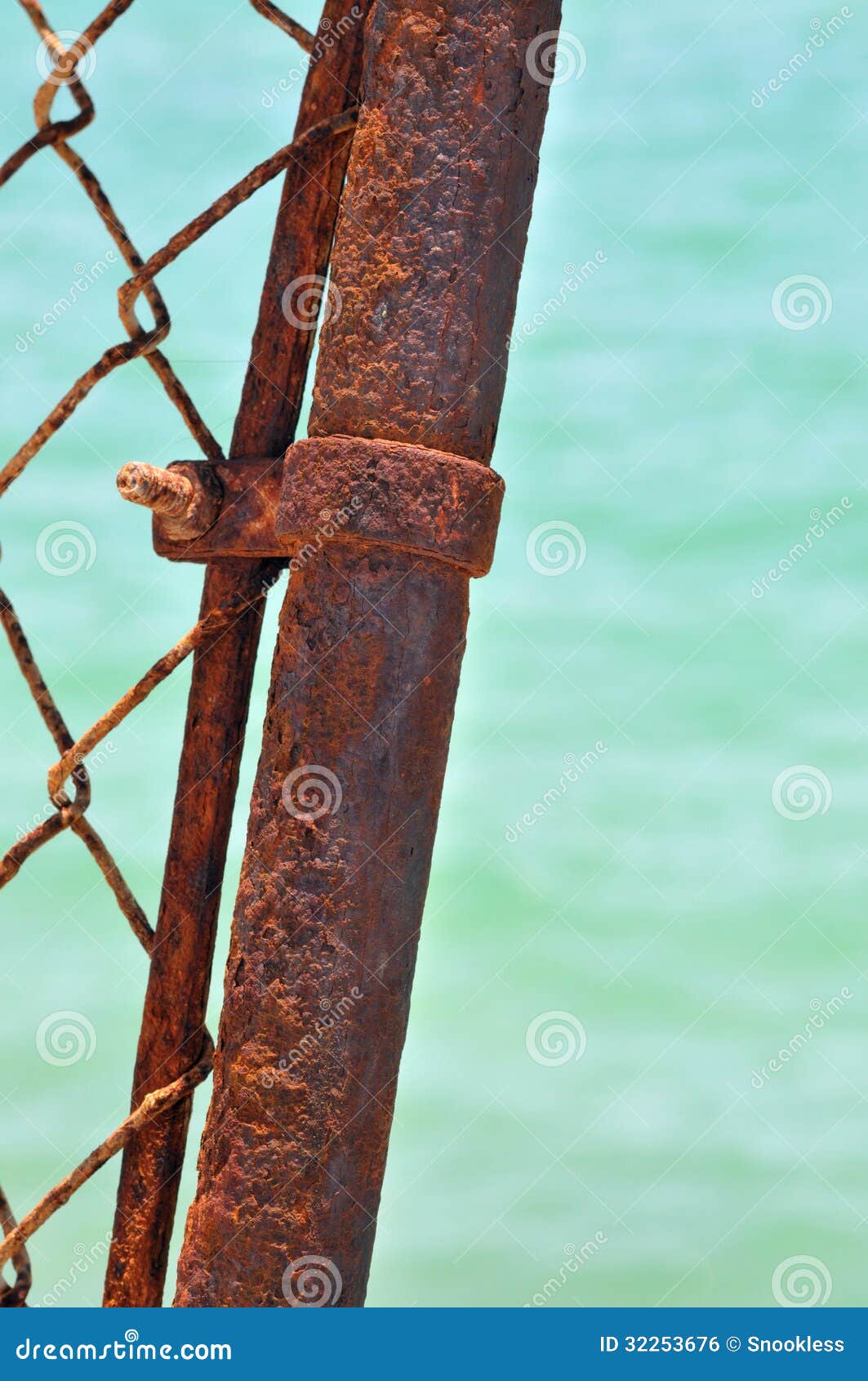 Rusted Fence stock photo. Image of corrosion, corroded - 32253676