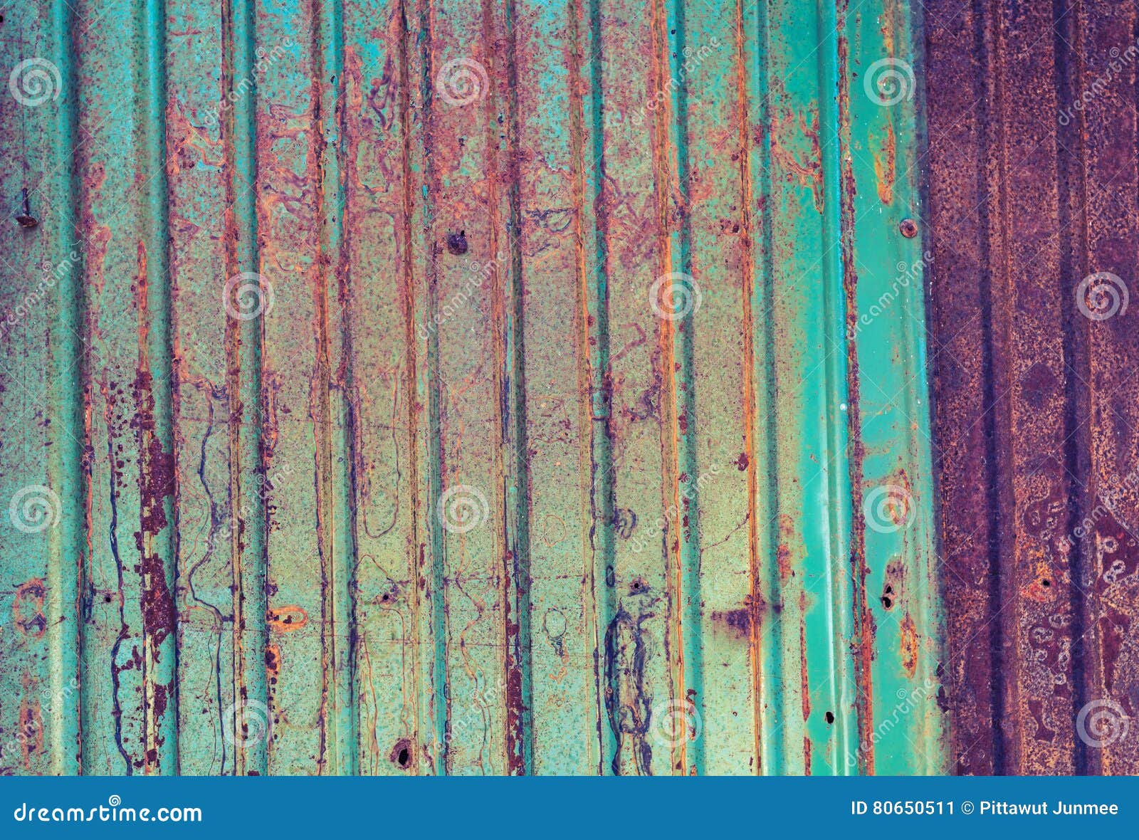 Rusted Galvanized Iron Plate Grunge Texture Stock Image - Image of ...