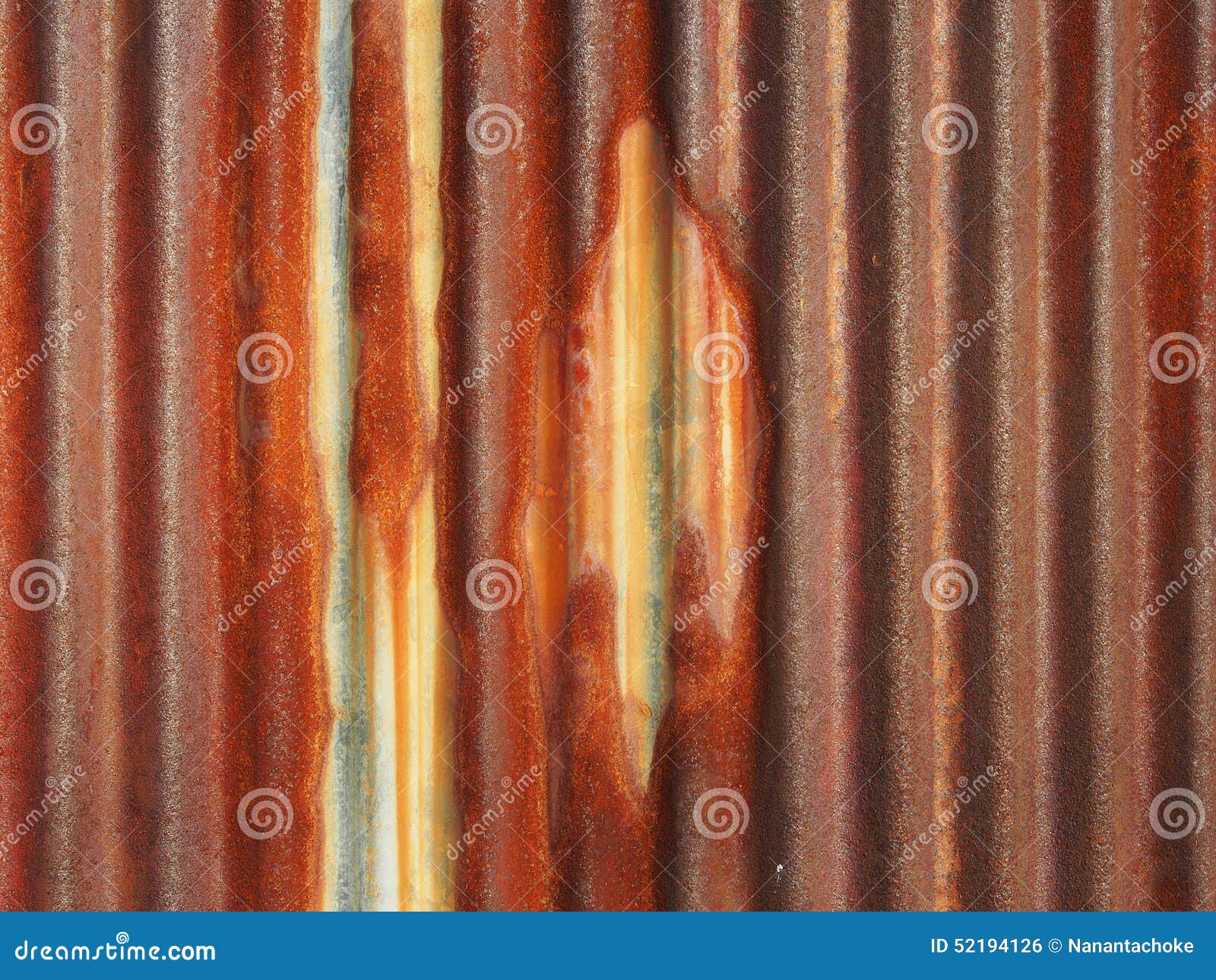 Rusted Galvanized Roof Plate Stock Photo - Image of galvanize, grunge ...