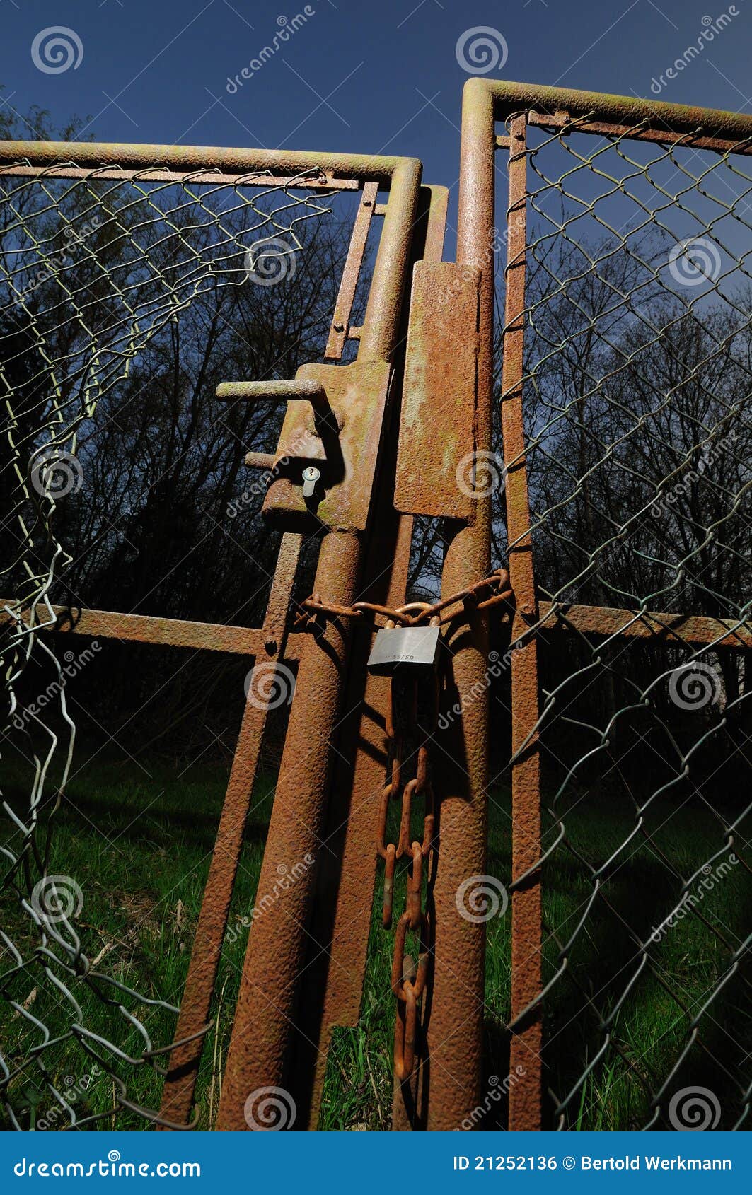 Rusted garden gate stock photo. Image of destruction - 21252136