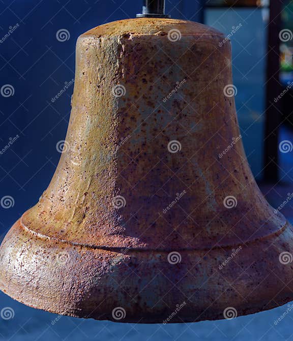 A rusted hanging bell stock photo. Image of catholic - 185098418