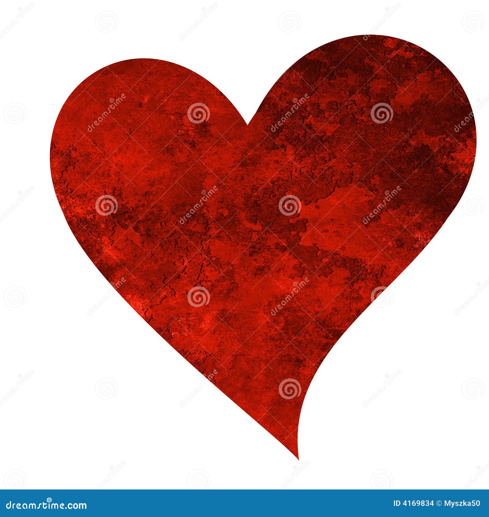 Rusted heart stock illustration. Illustration of used - 4169834