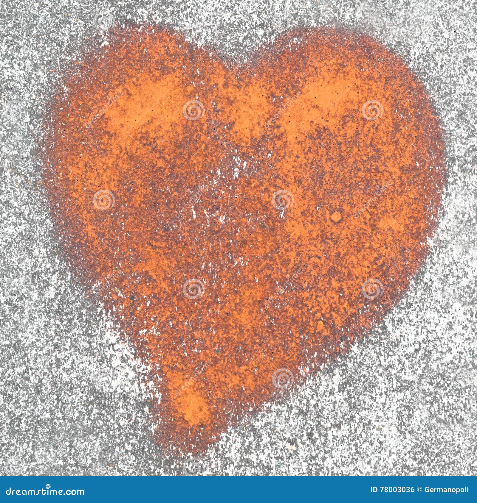 Rusted heart stock photo. Image of brush, grunge, shape - 78003036