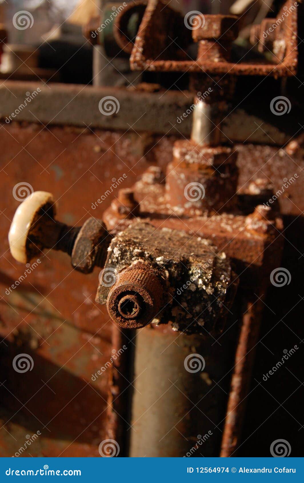 Rusted Industrial Equipment Stock Photo - Image of abstract, industry ...