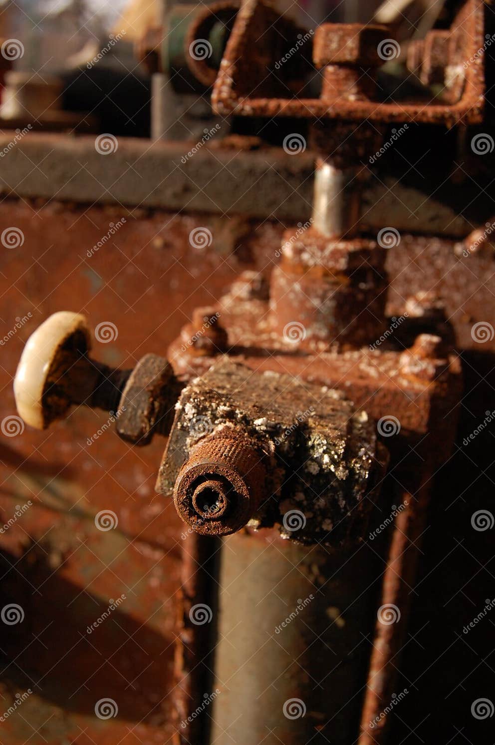 Rusted Industrial Equipment Stock Photo - Image of abstract, industry ...