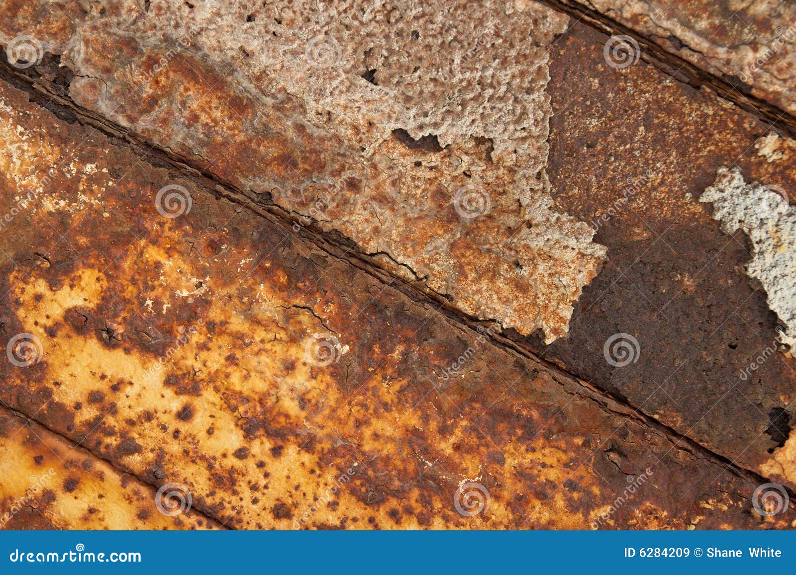 Rusted iron. stock image. Image of textured, detail, steel - 6284209