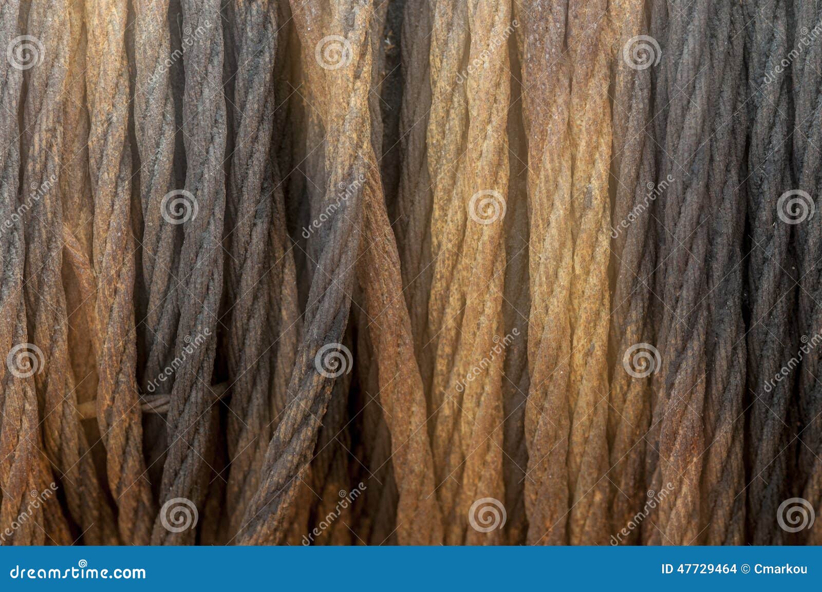 Rusted iron cables stock photo. Image of flat, distress - 47729464