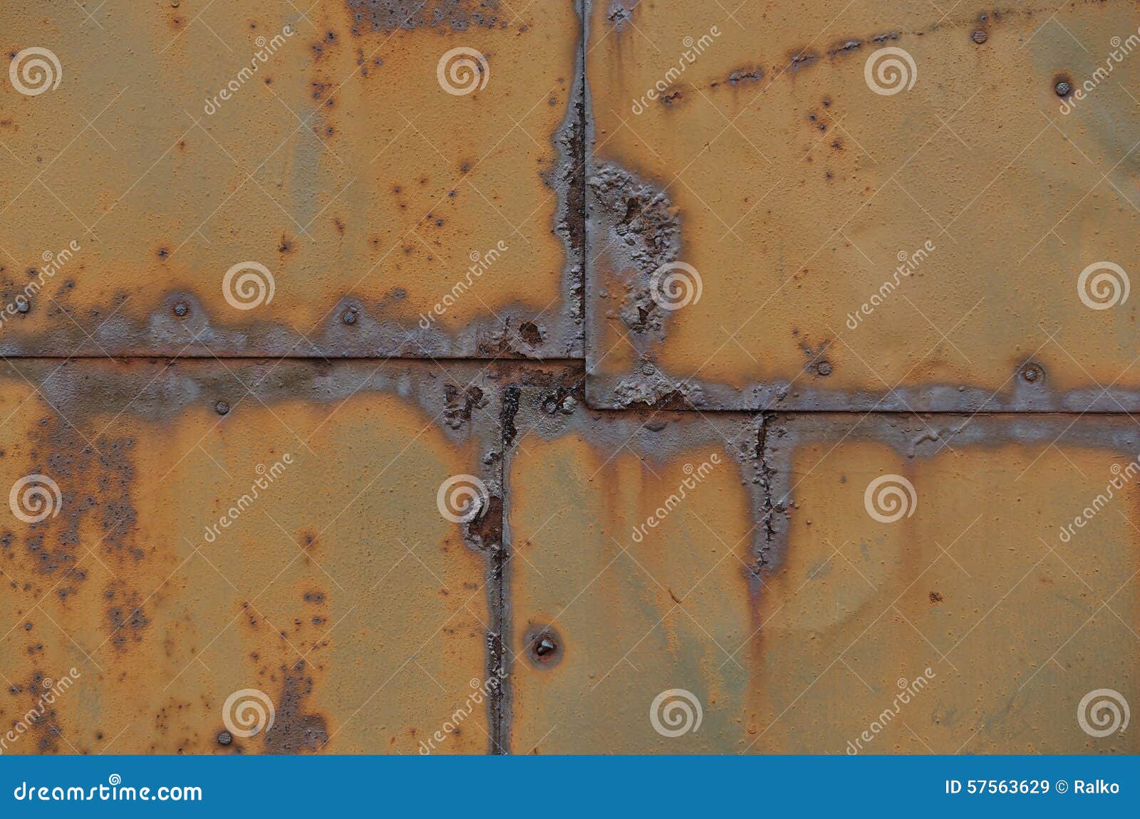 Rusted iron plate stock image. Image of alloy, iron, material - 57563629