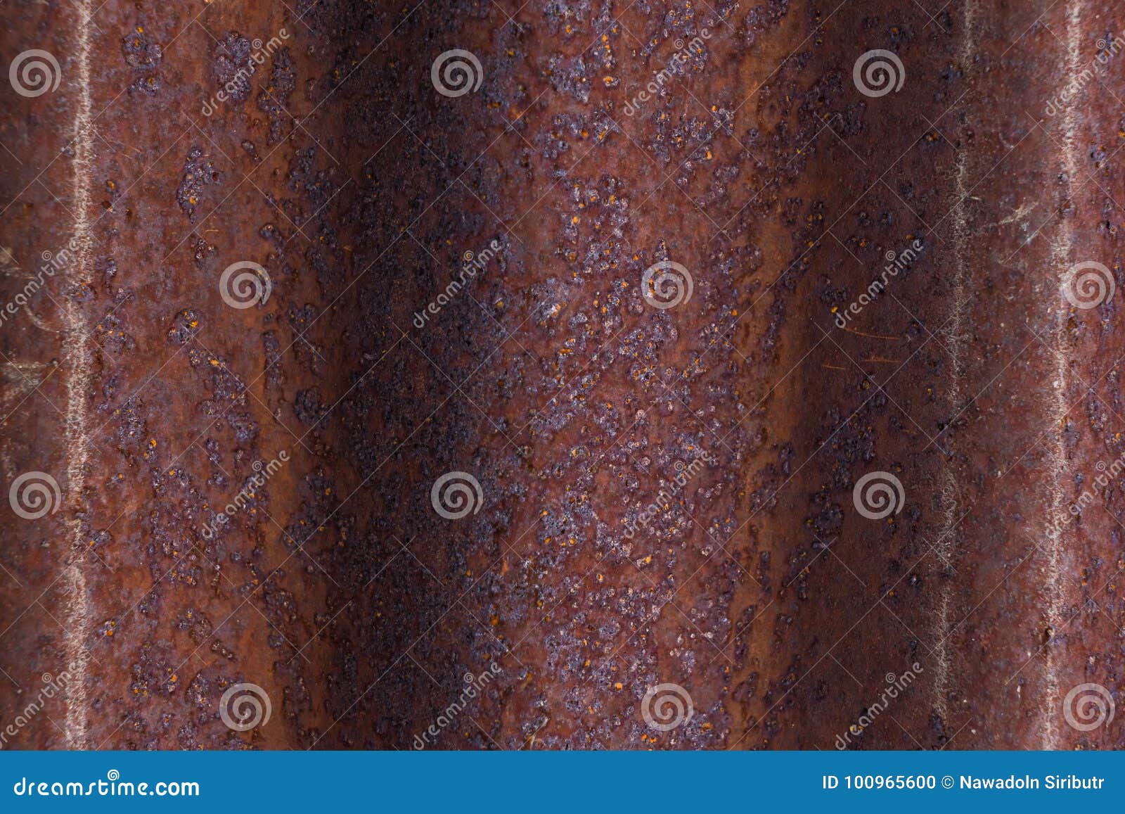 Rusted Iron on Zinc Roof Texture Background Stock Photo - Image of ...