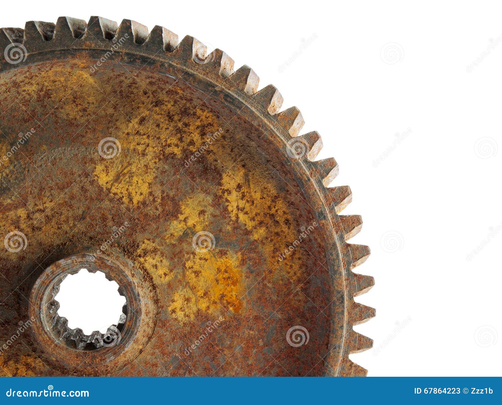 Rusted jagged wheel stock image. Image of wheel, steel - 67864223