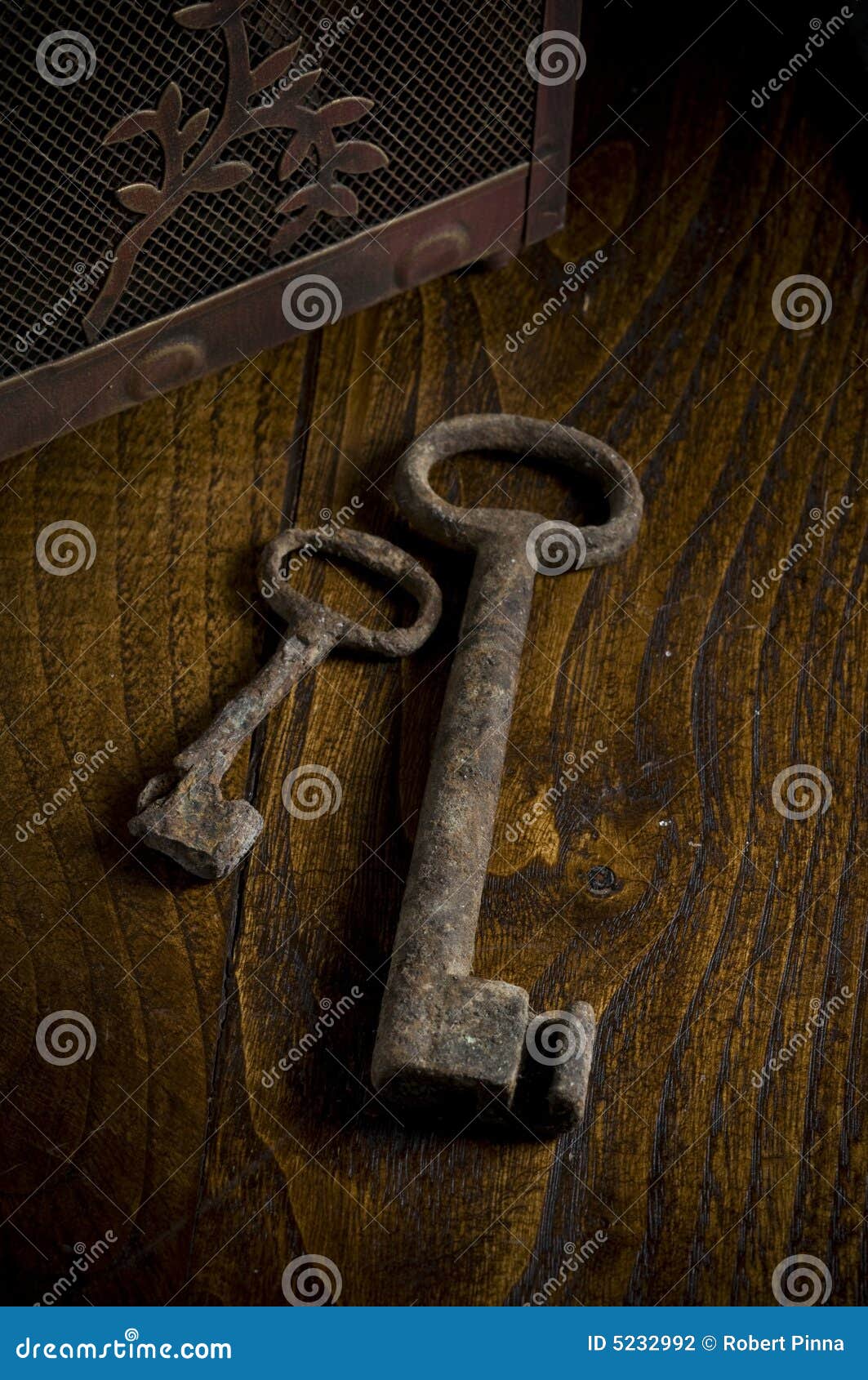 Rusted keys on wood stock photo. Image of entry, access - 5232992