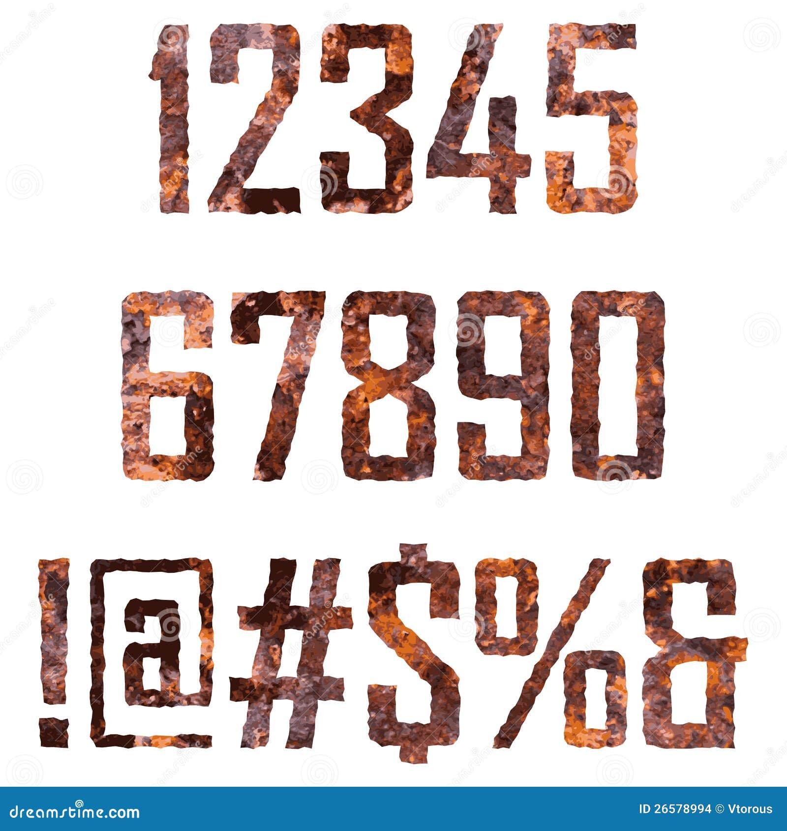 Rusted letters stock illustration. Illustration of graphic - 26578994