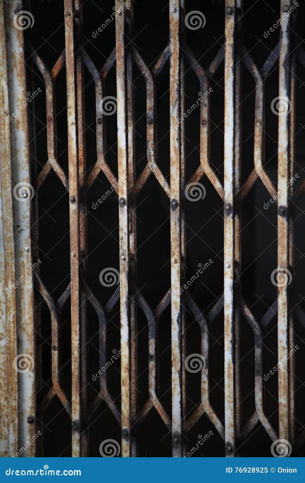Rusted locked gate stock image. Image of bars, background - 76928925
