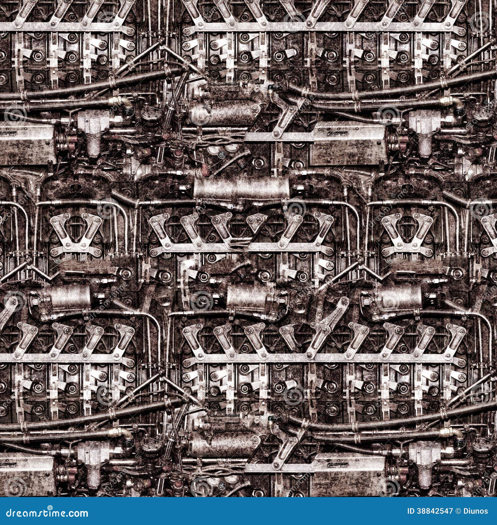 Rusted machine stock image. Image of fiction, iron, pattern - 38842547