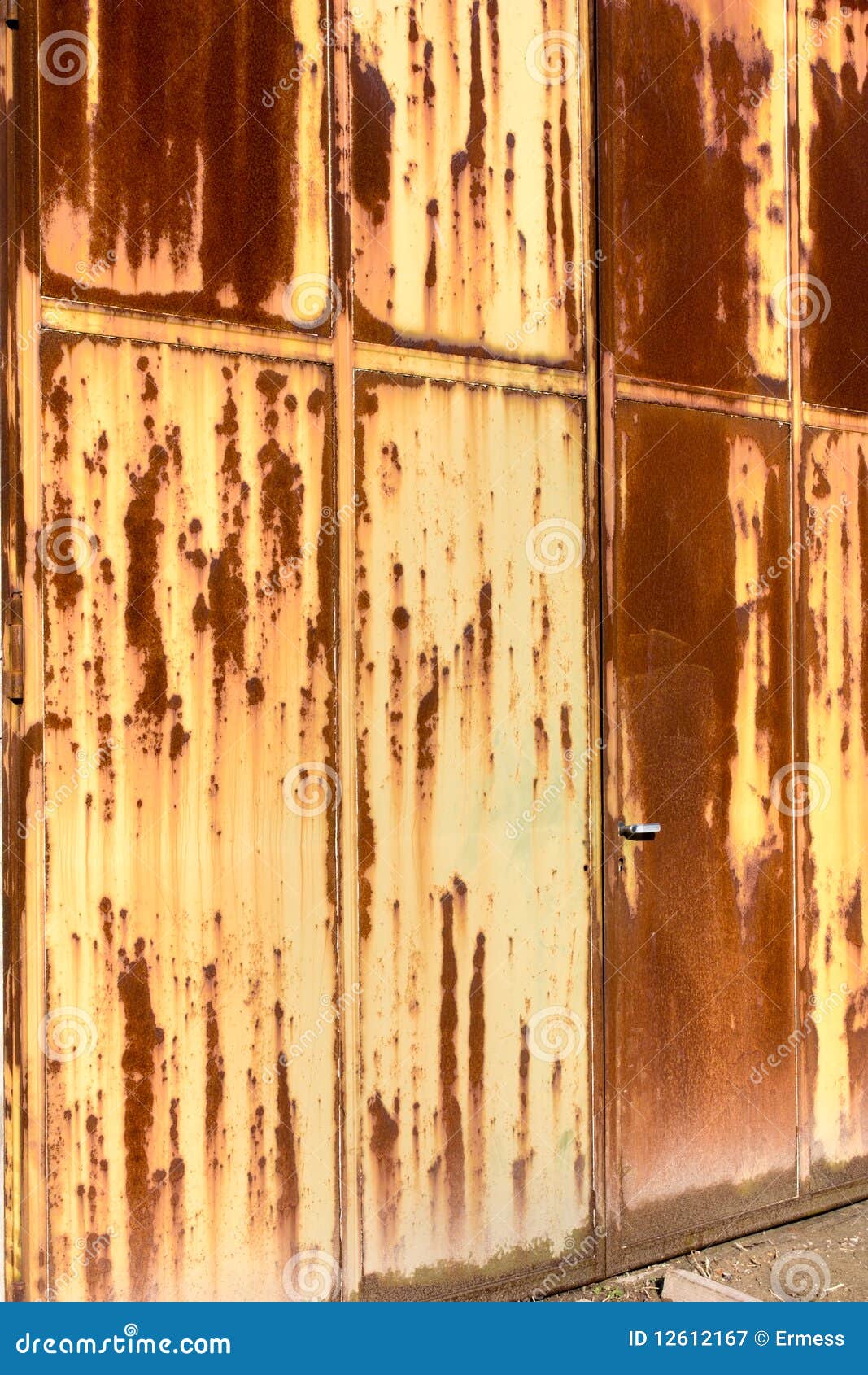 Rusted main door stock image. Image of abstract, ancient - 12612167
